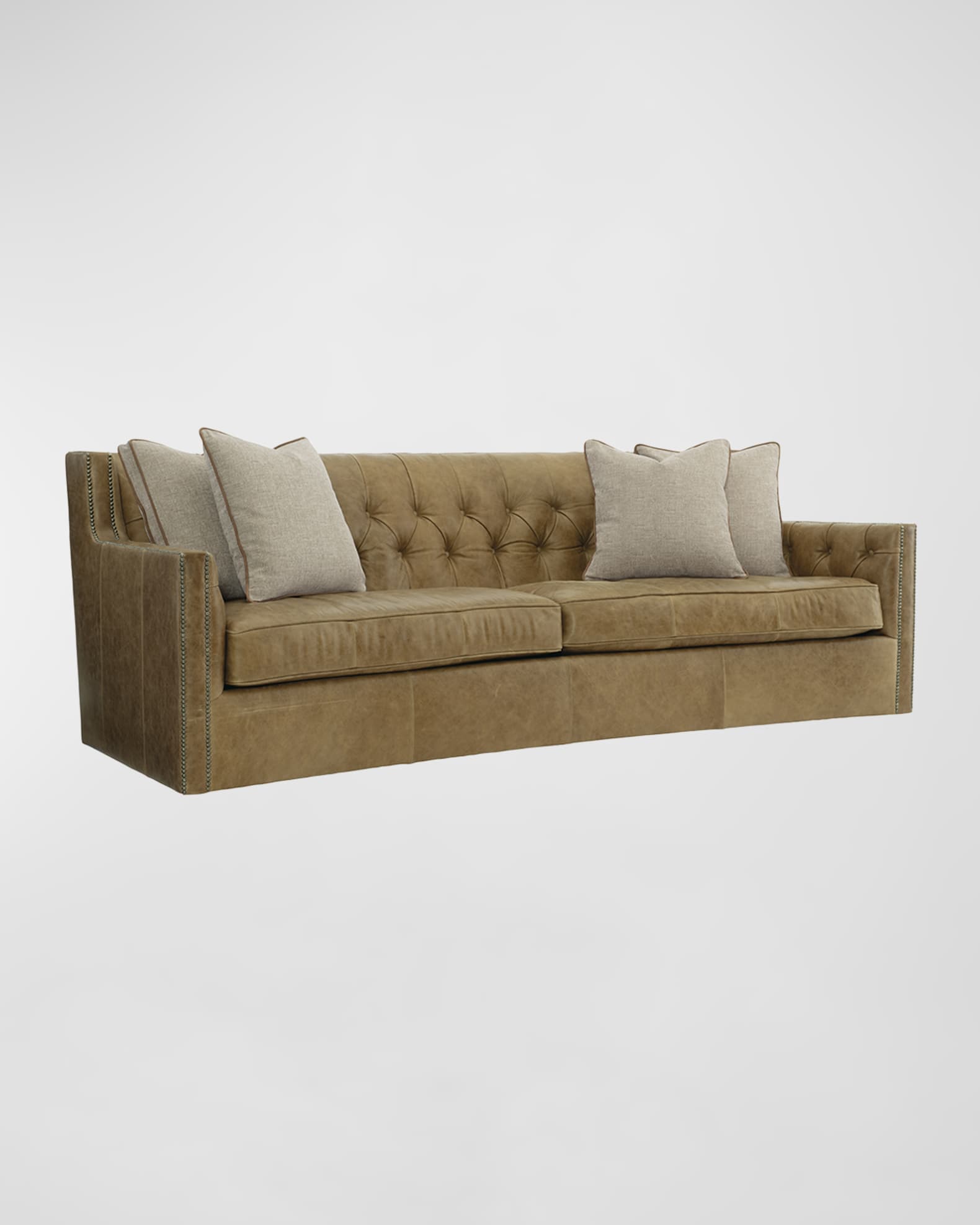 Bernhardt Candace Leather Sofa, 96" | Neiman Marcus