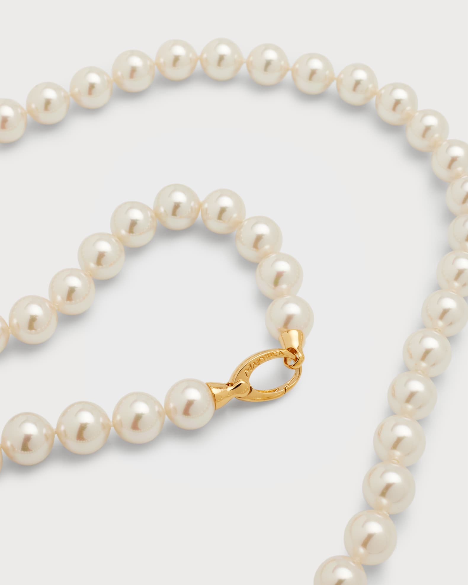 Majorica Lyra Pearl-Strand Necklace, 24"L | Neiman Marcus