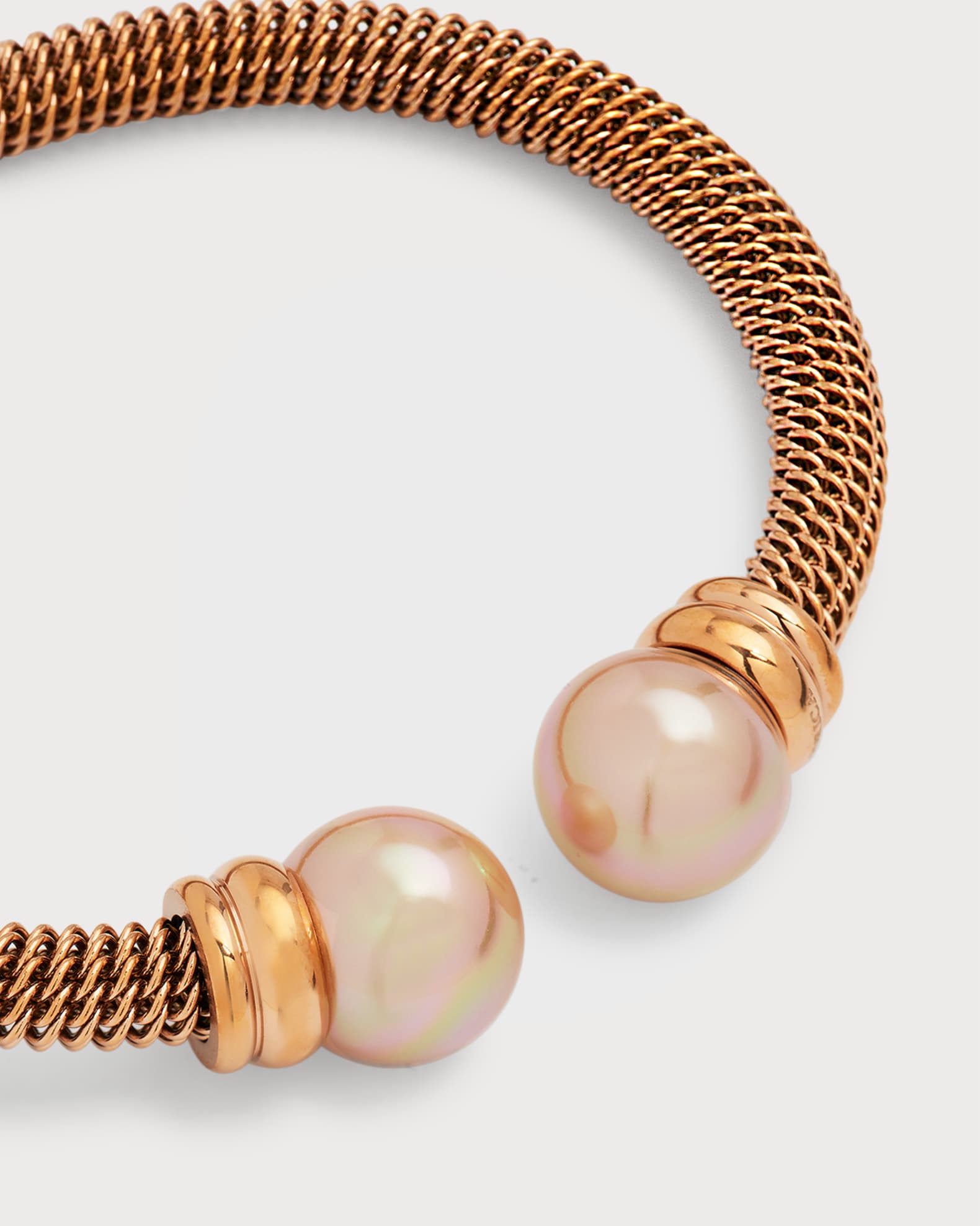 Majorica Tender Kissing Pearl Bracelet, Light Pink | Neiman Marcus