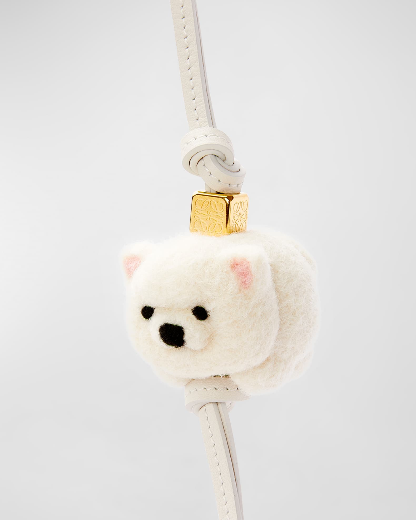 Loewe Chow Chow Charm in Felt | Neiman Marcus