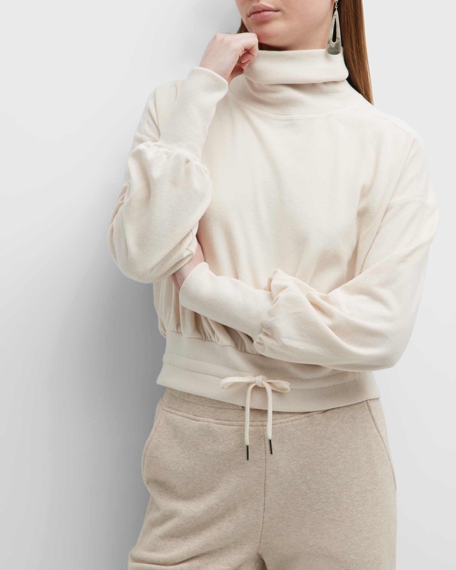 Sweaty Betty Melody Luxe Fleece Pullover | Neiman Marcus