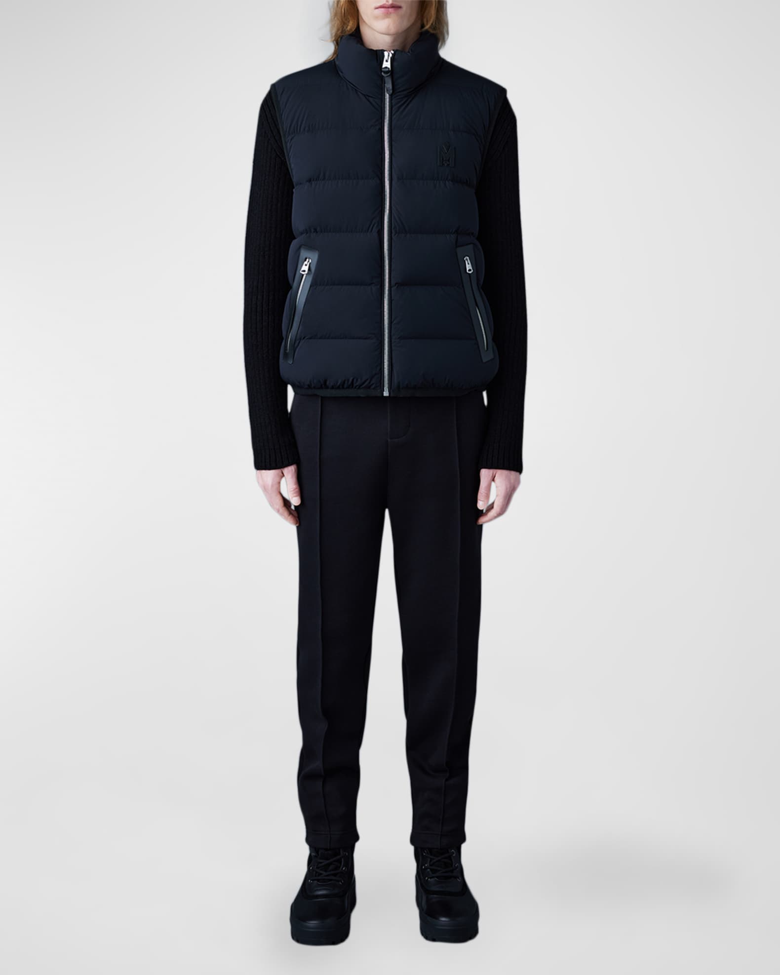 Mackage Men's Fisher Down Vest | Neiman Marcus