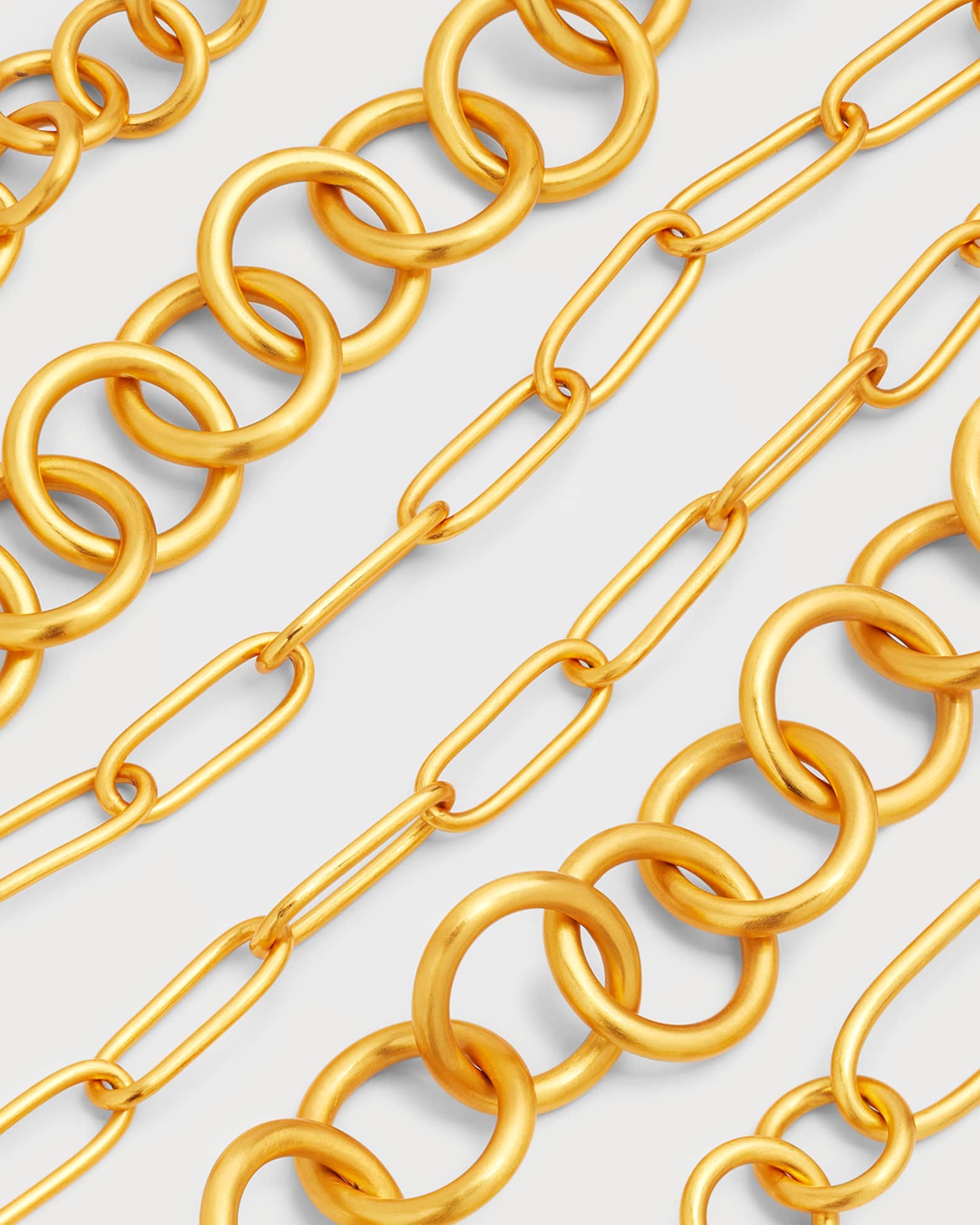 NEST Jewelry 24K Gold-Plated Multi-Layer Chain Necklace | Neiman Marcus