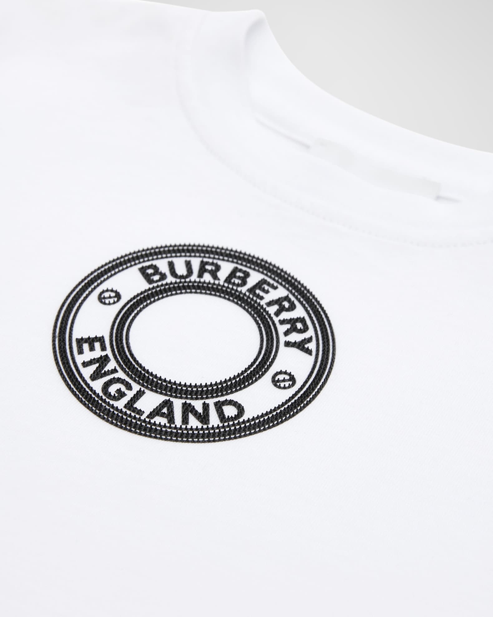 Burberry Kid's Roundel Logo-Print T-Shirt, Size 6M-2 | Neiman Marcus