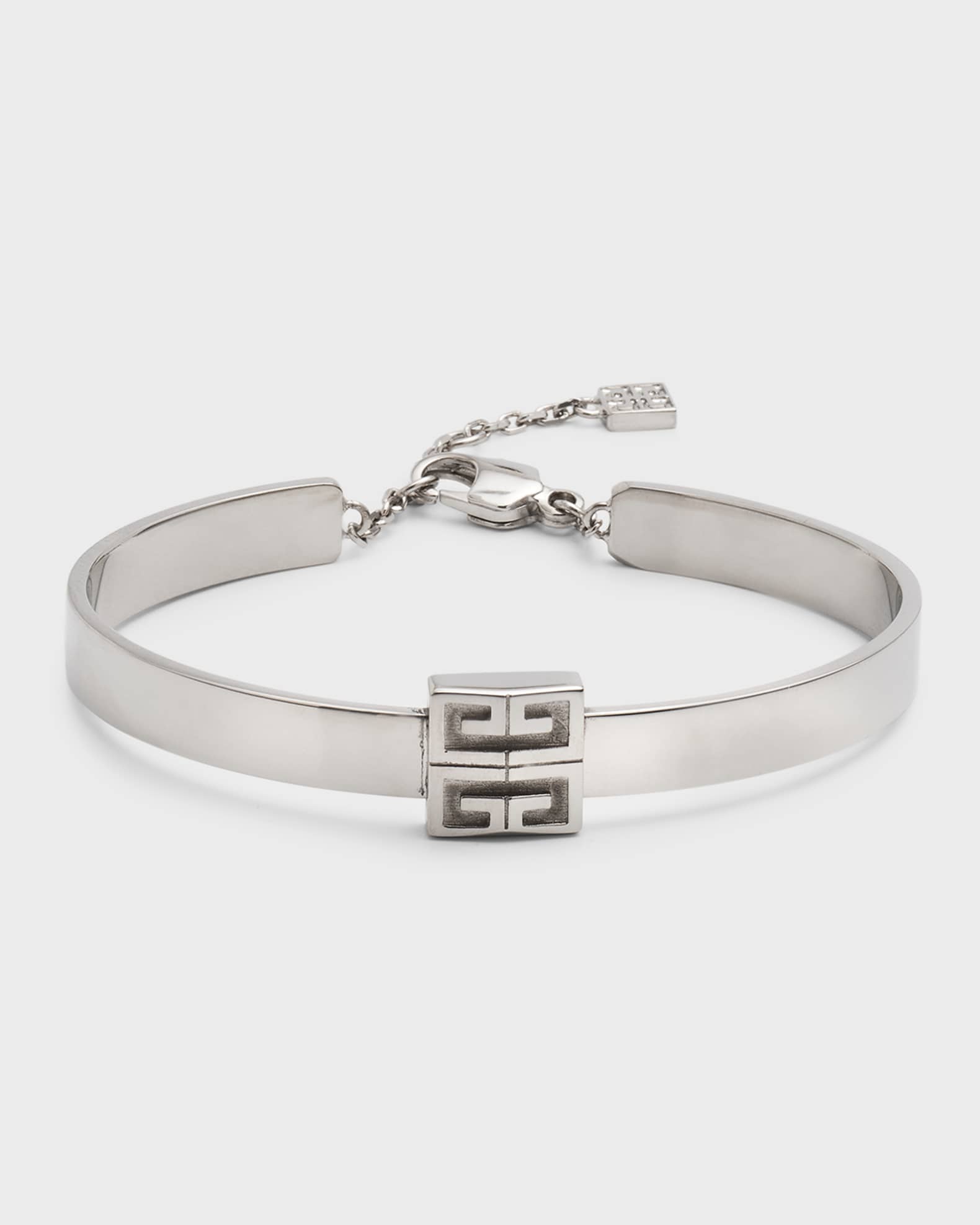 Givenchy 4G Logo Bracelet, Silvertone | Neiman Marcus