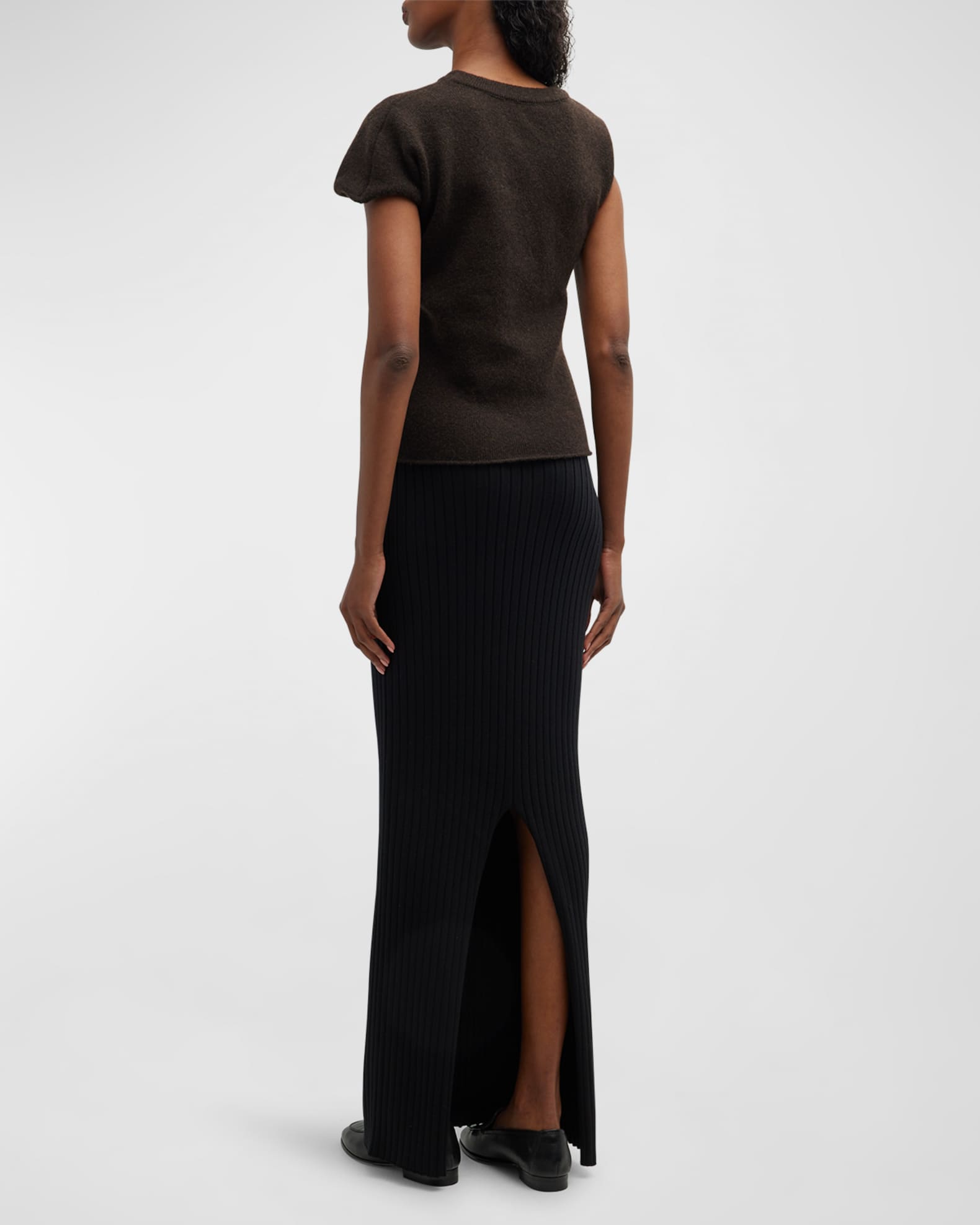 THE ROW Charlise Cashmere Asymmetric Top | Neiman Marcus