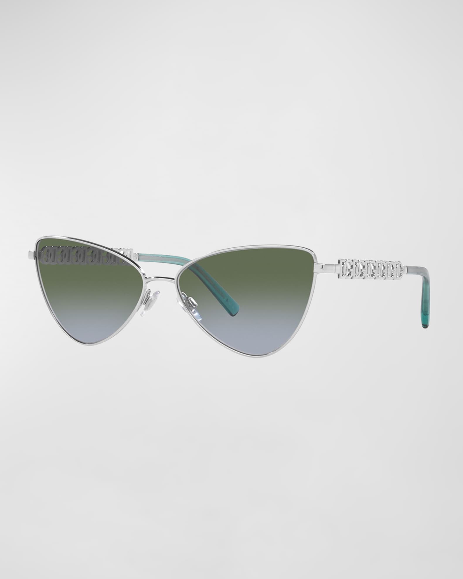 Dolce&Gabbana Gradient Interlocking DG Steel Butterfly Sunglasses ...