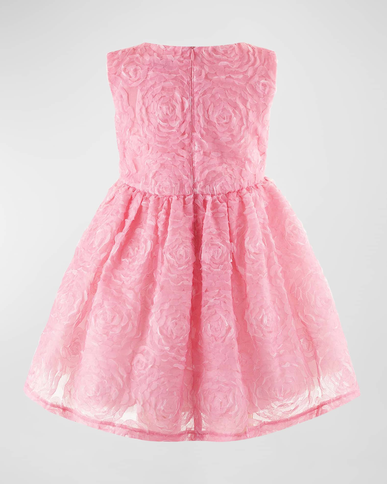 Rachel Riley Girl's Rosette Applique Tulle Dress, Size 3T-10 | Neiman ...