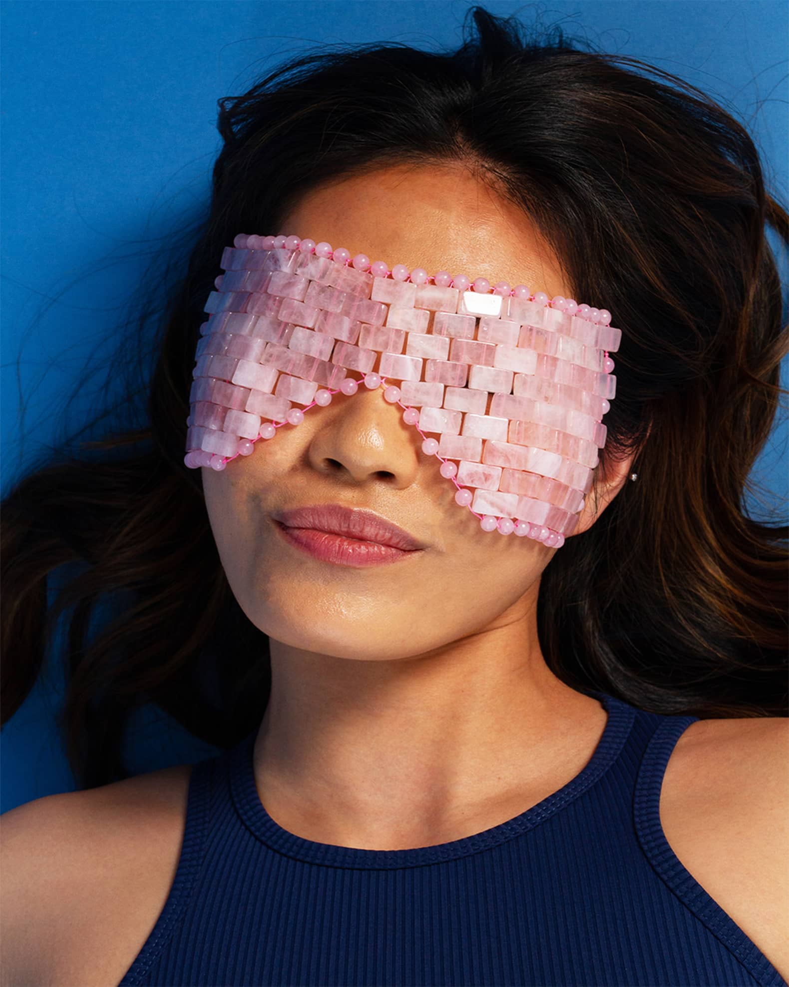WTHN Rose Quartz Eye Mask | Neiman Marcus