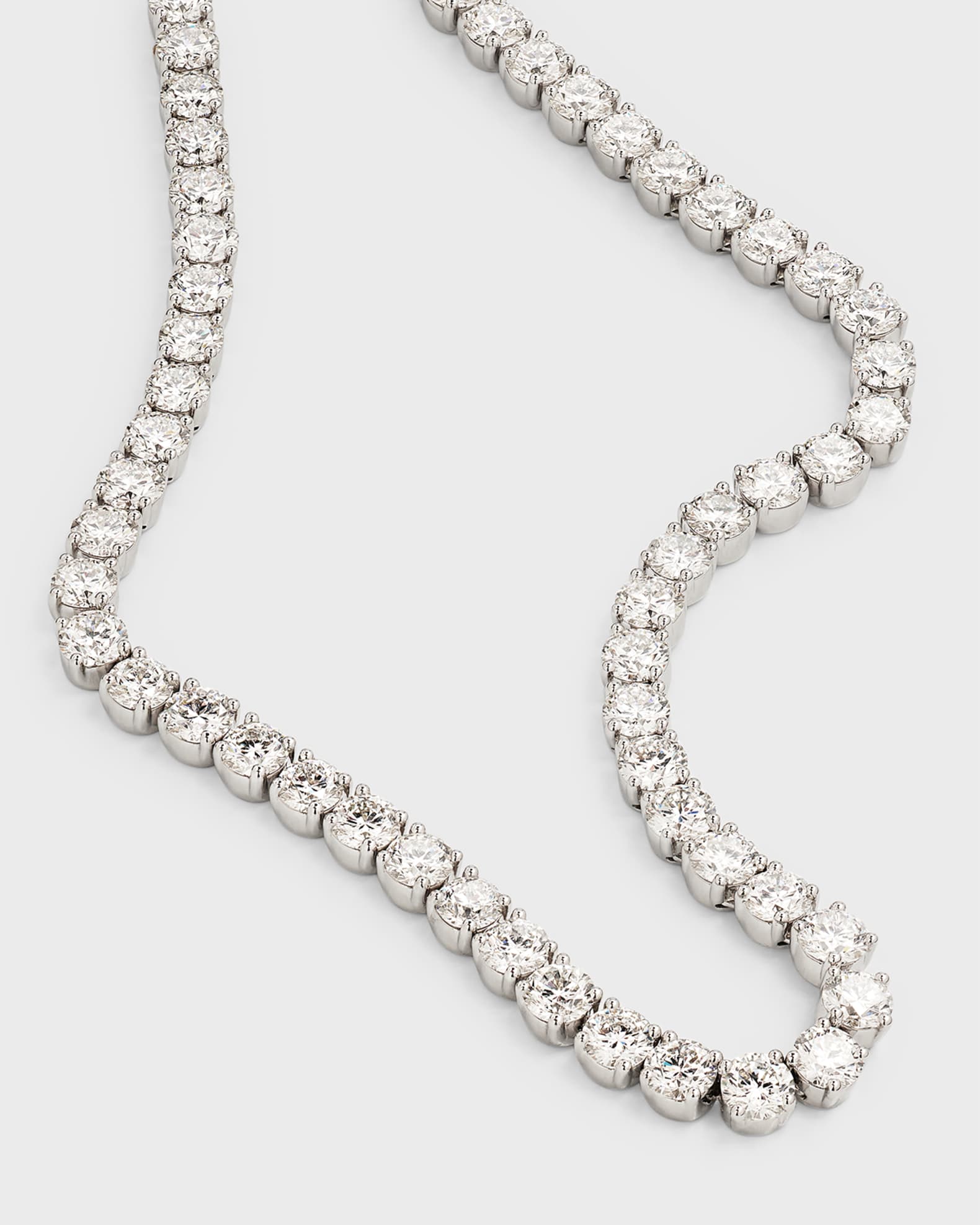 Neiman Marcus Lab Grown Diamonds Lab Grown Diamond 18K White Gold Round ...