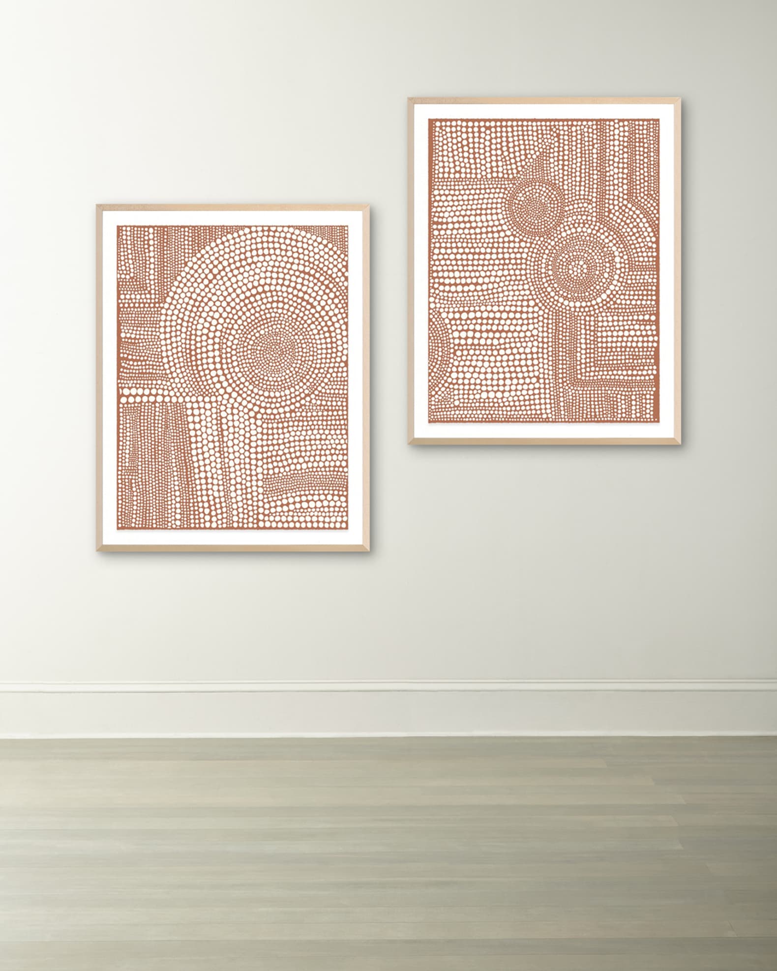 "Clustered Dots A in Red" Digital Print Wall Art by Natasha Marie ...