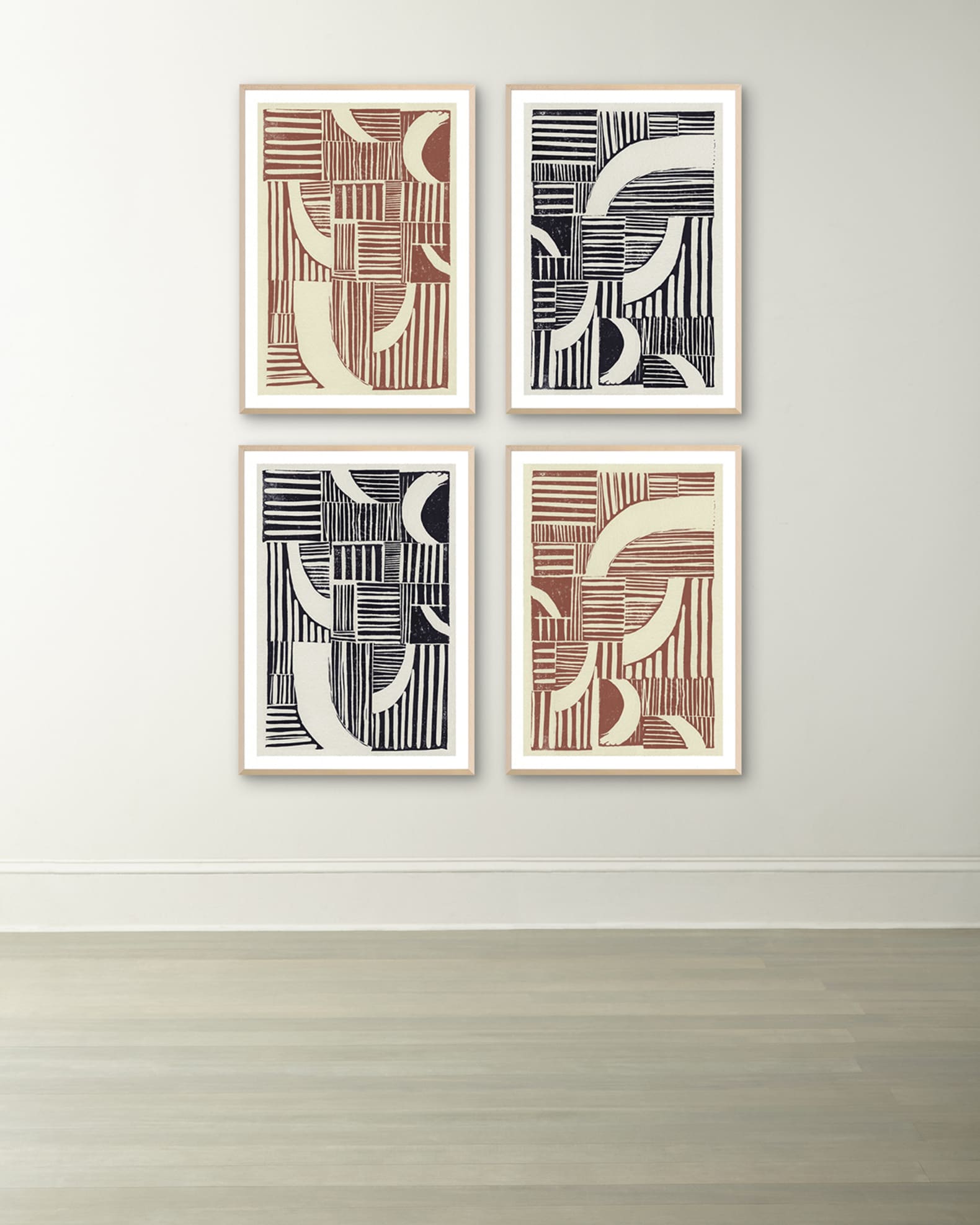 "Abstract Linocut B" Digital Print Wall Art by THE Studio Collection ...