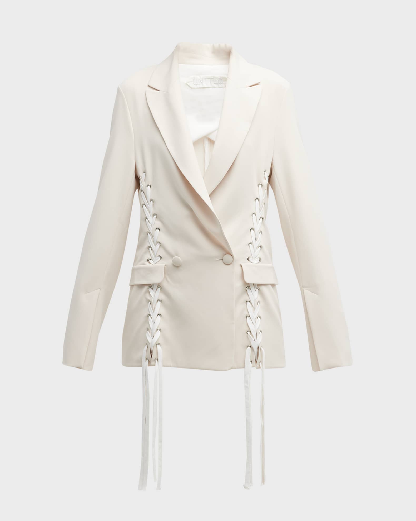 Laced-Side Suit | Neiman Marcus