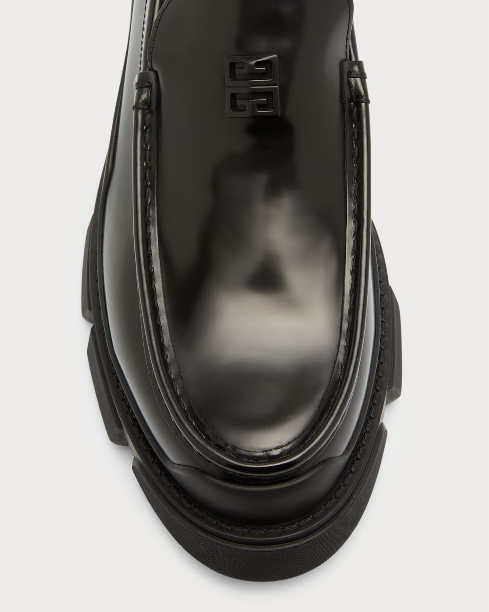 Givenchy Men's Terra Tonal 4G Chunky Leather Loafers | Neiman Marcus