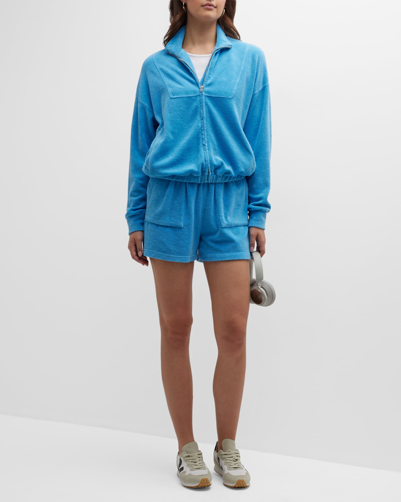 Terry Cloth Zip Set | Neiman Marcus