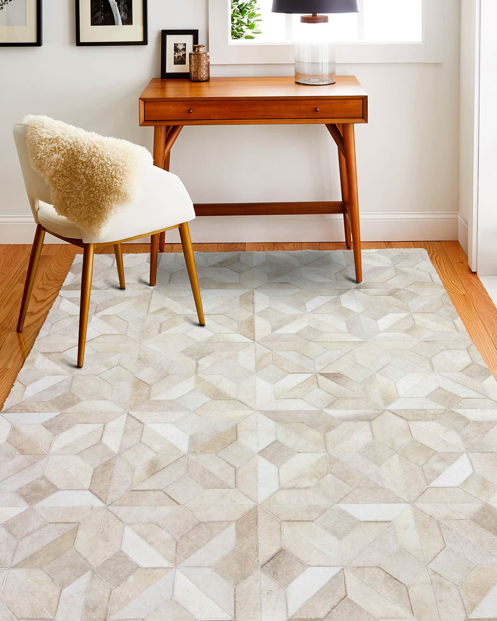 Hofstad Hair on Hide Rug, 8' x 10' | Neiman Marcus