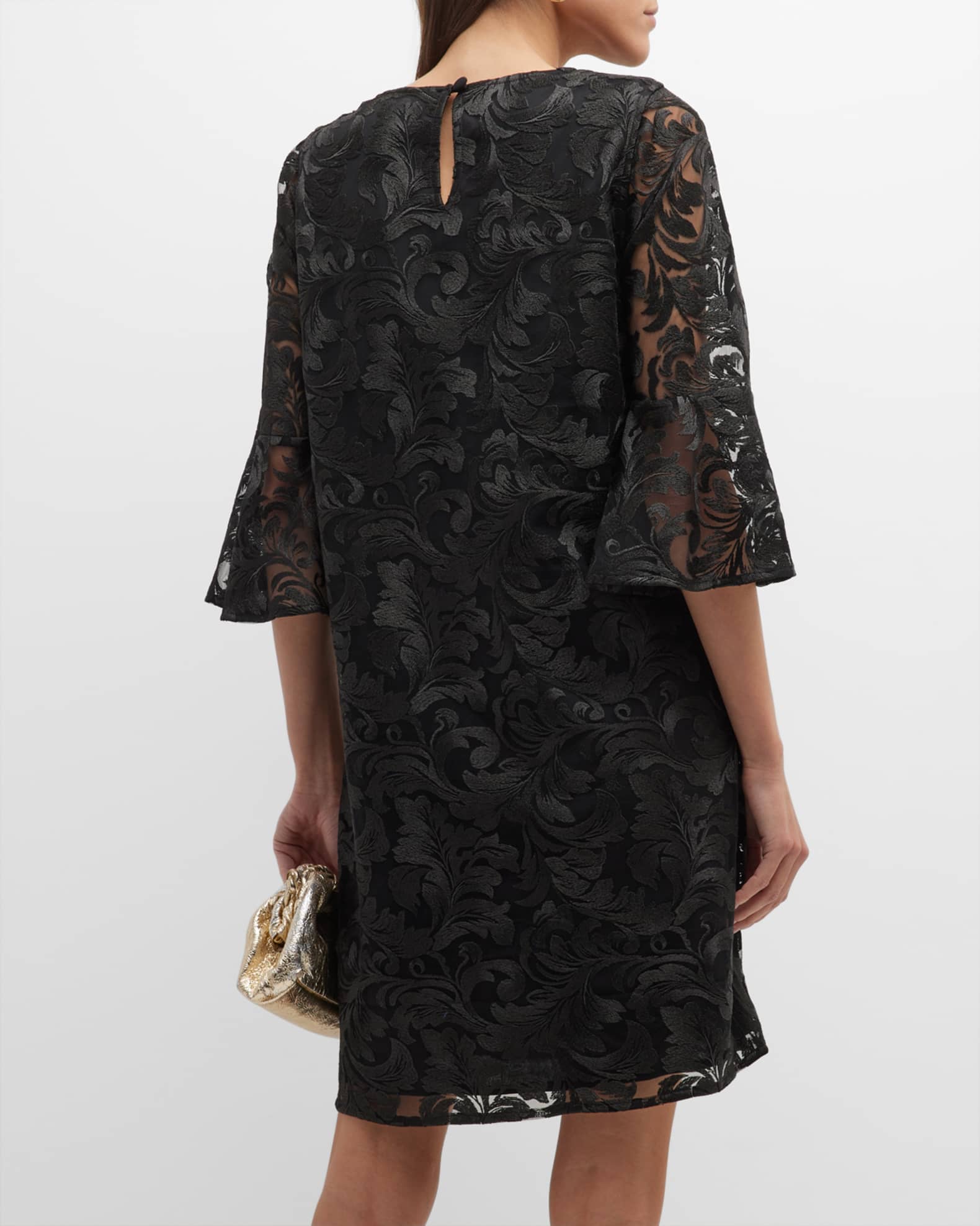 Caroline Rose Bella Soiree Lace Shift Dress | Neiman Marcus