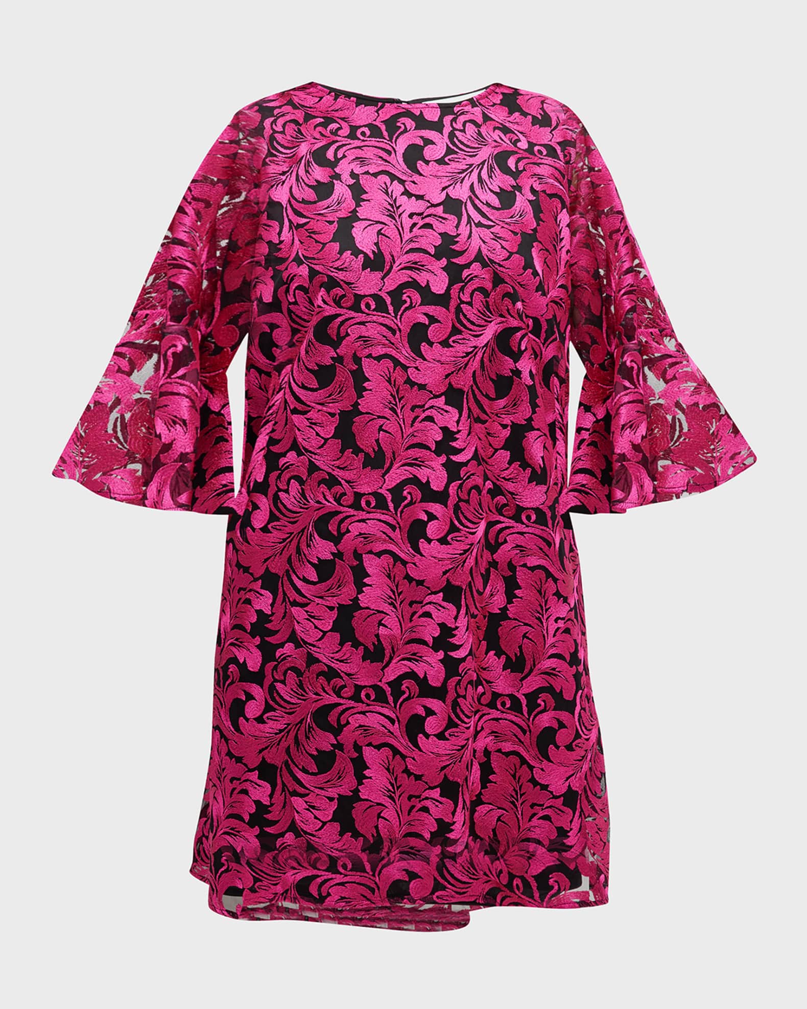 Caroline Rose Plus Plus Size Bella Soiree Lace Shift Dress | Neiman Marcus