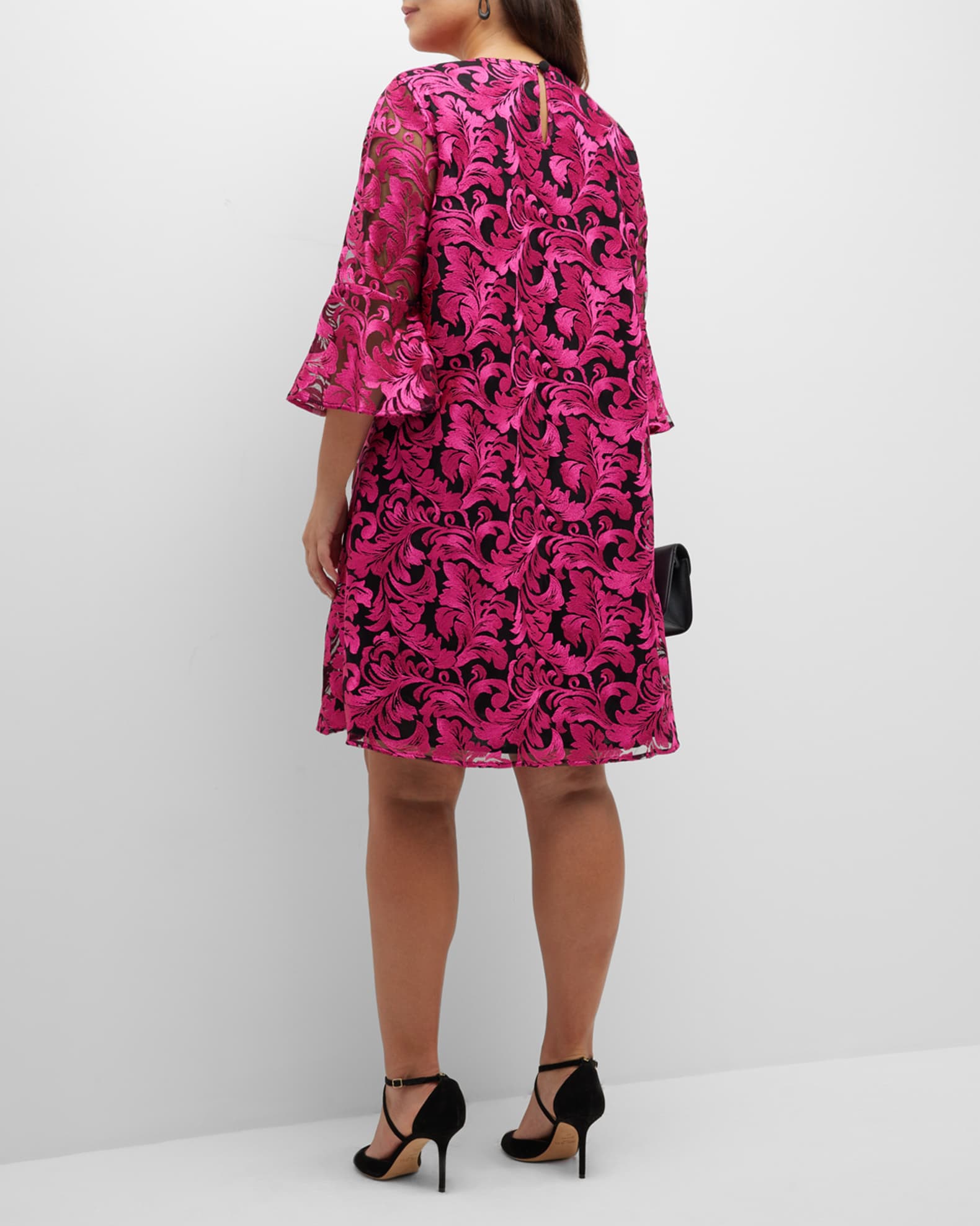Caroline Rose Plus Plus Size Bella Soiree Lace Shift Dress | Neiman Marcus