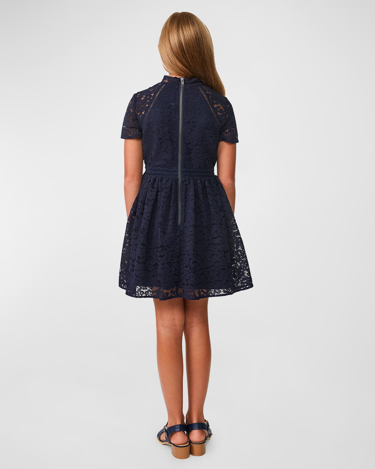 Bardot Junior Girl's Mila Lace Layered Mini Dress, Size 7-14 | Neiman ...