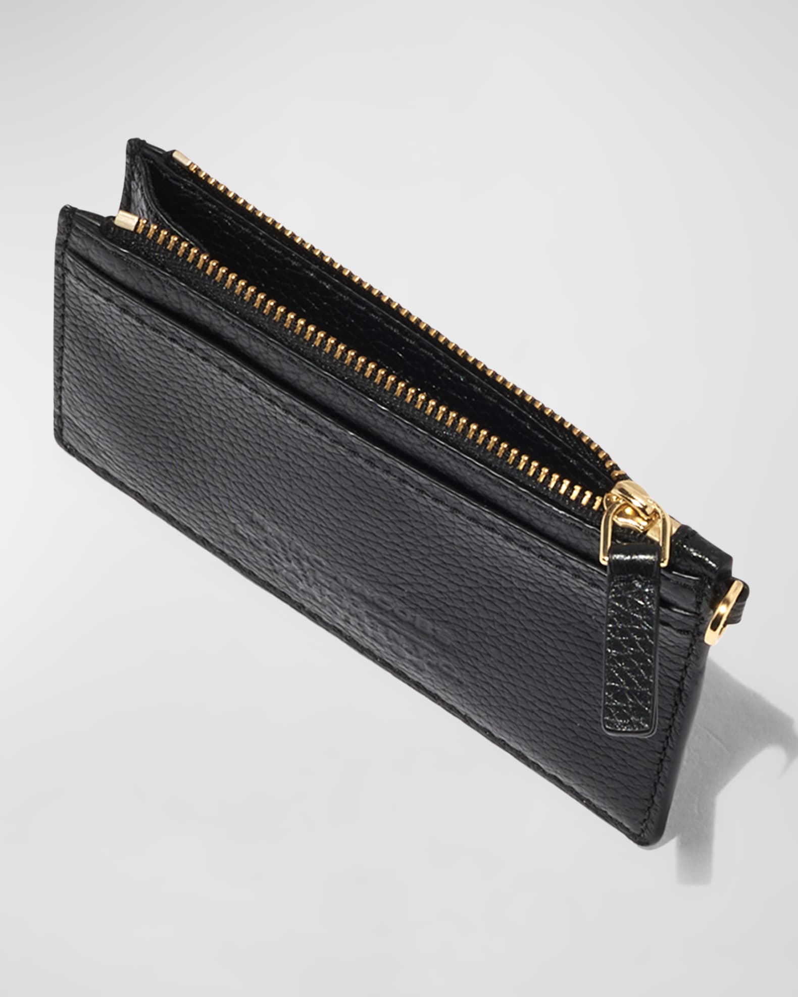 Marc Jacobs The Leather Top Zip Wristlet | Neiman Marcus