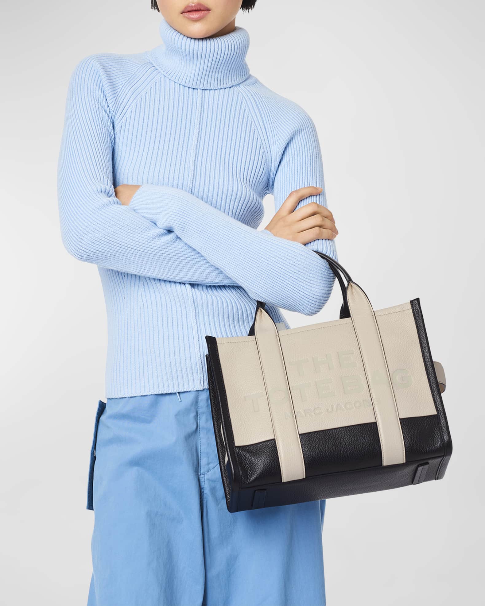 Marc Jacobs The Colorblock Medium Leather Tote Bag | Neiman Marcus