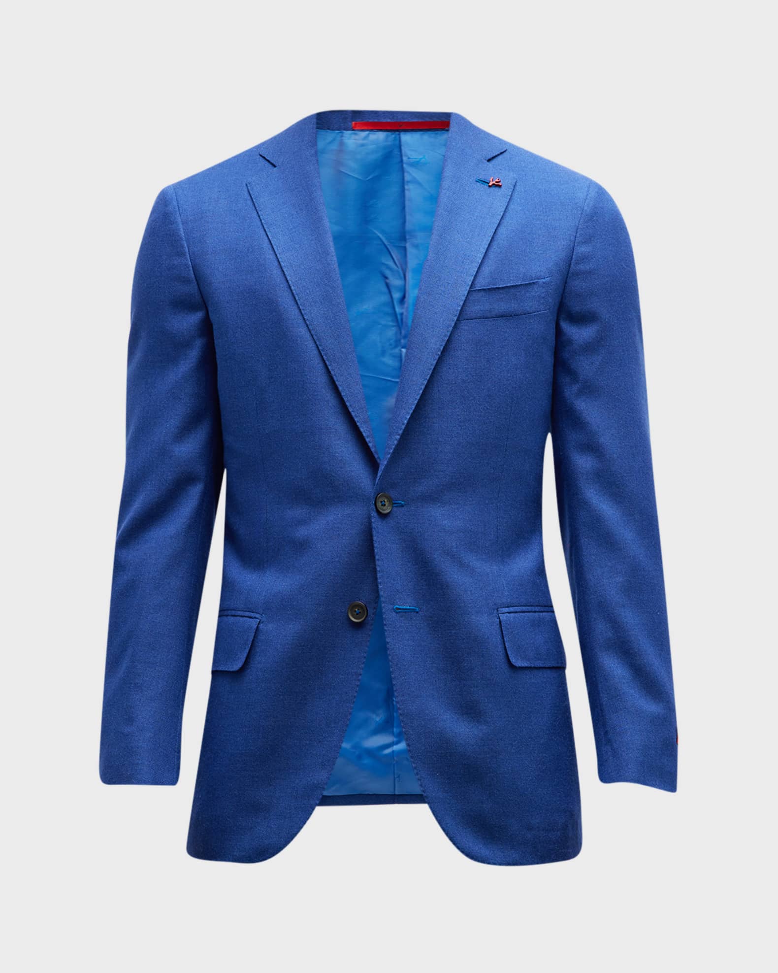 Isaia Men's Solid Silk-Blend Blazer | Neiman Marcus
