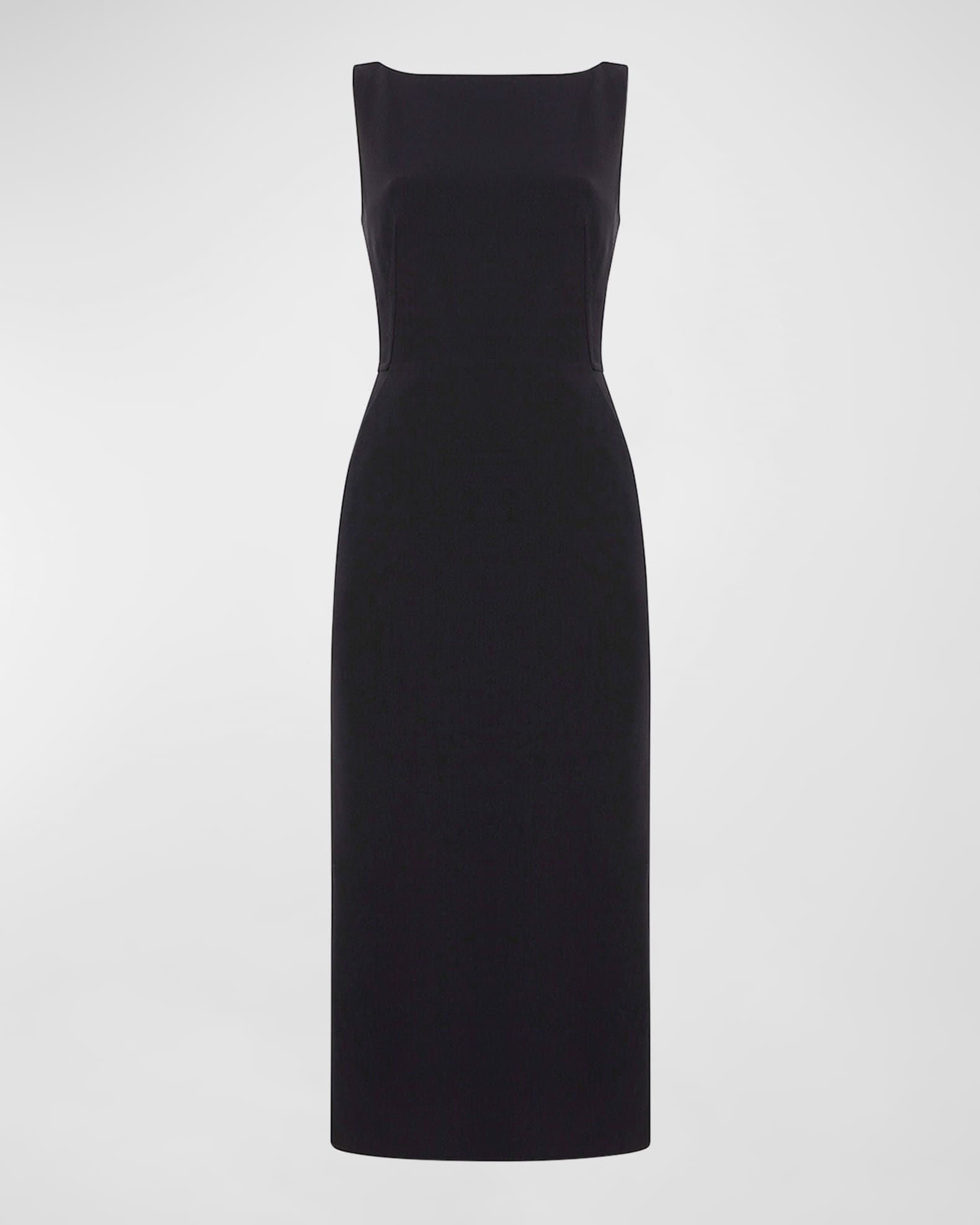 Another Tomorrow Doppio Fitted Midi Dress | Neiman Marcus
