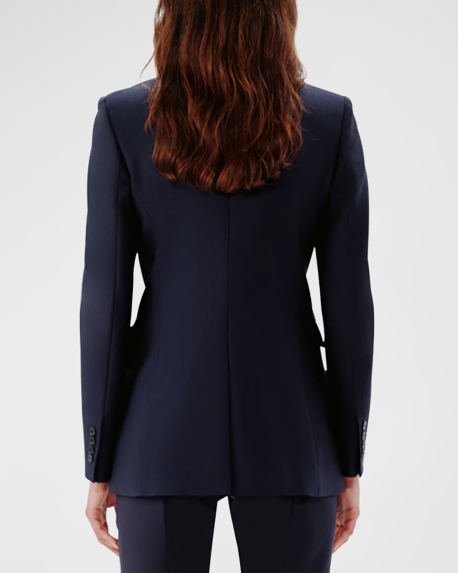 Another Tomorrow Single Button Blazer Jacket | Neiman Marcus