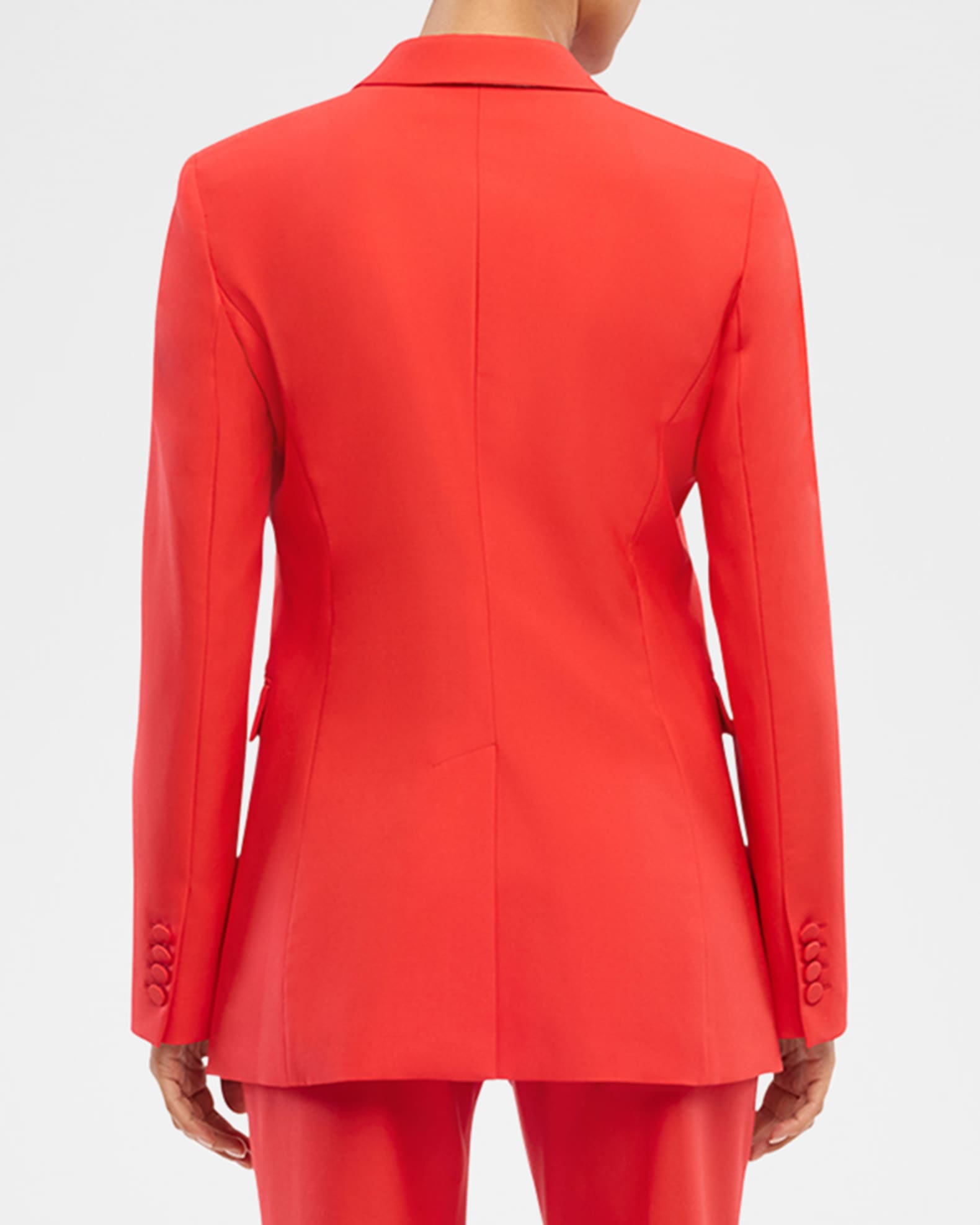 Another Tomorrow Single Button Blazer Jacket | Neiman Marcus