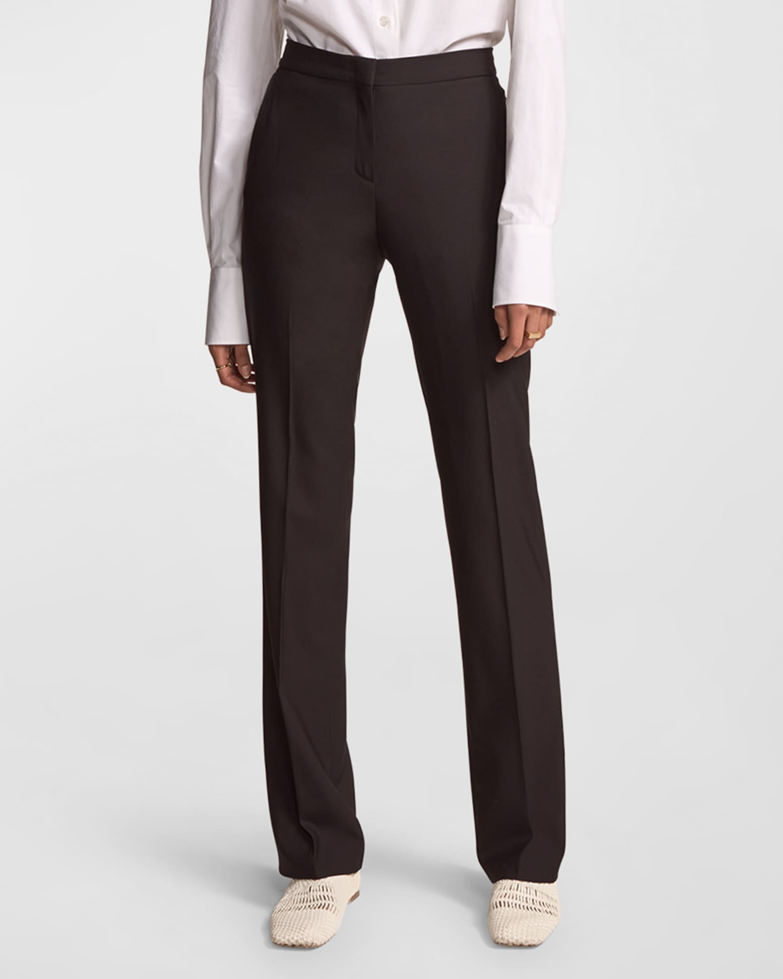 Slight Flare Pants | Neiman Marcus