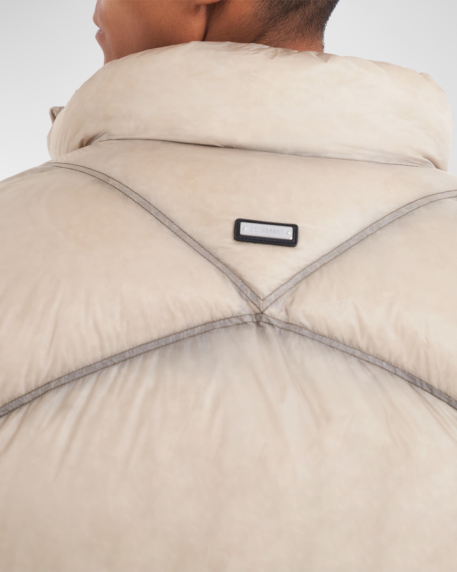 REPRESENT Men's Washed Nylon Puffer Jacket | Neiman Marcus