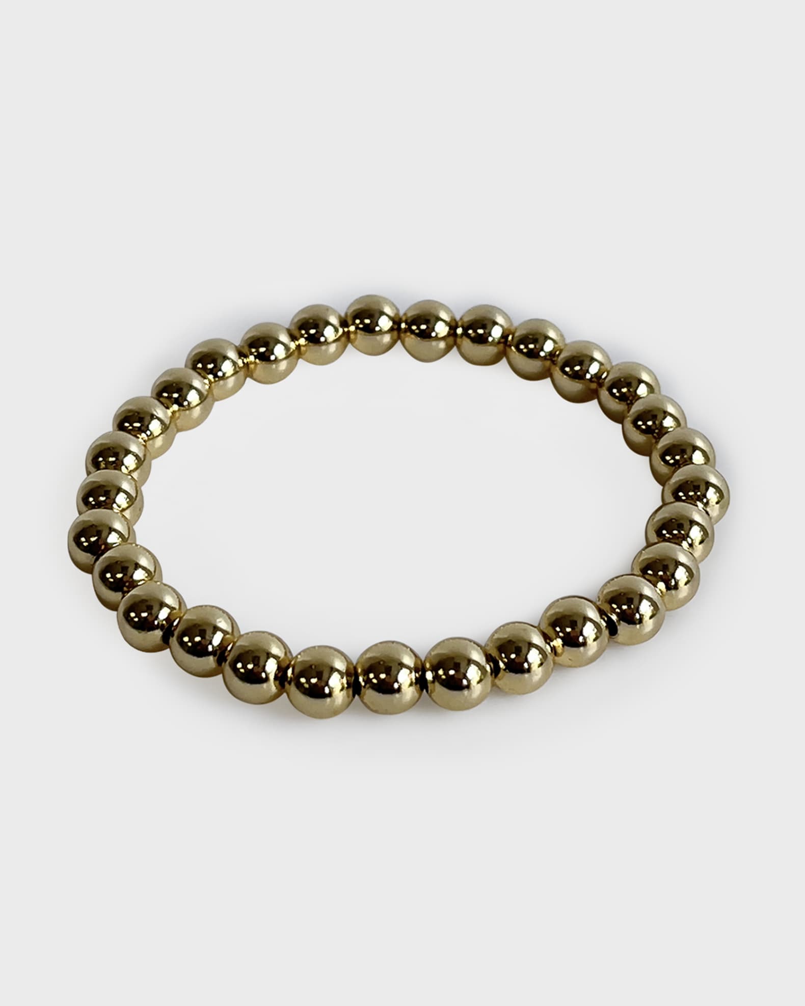 Zoe Lev Jewelry Gold-Fill 6mm Bead Bracelet | Neiman Marcus