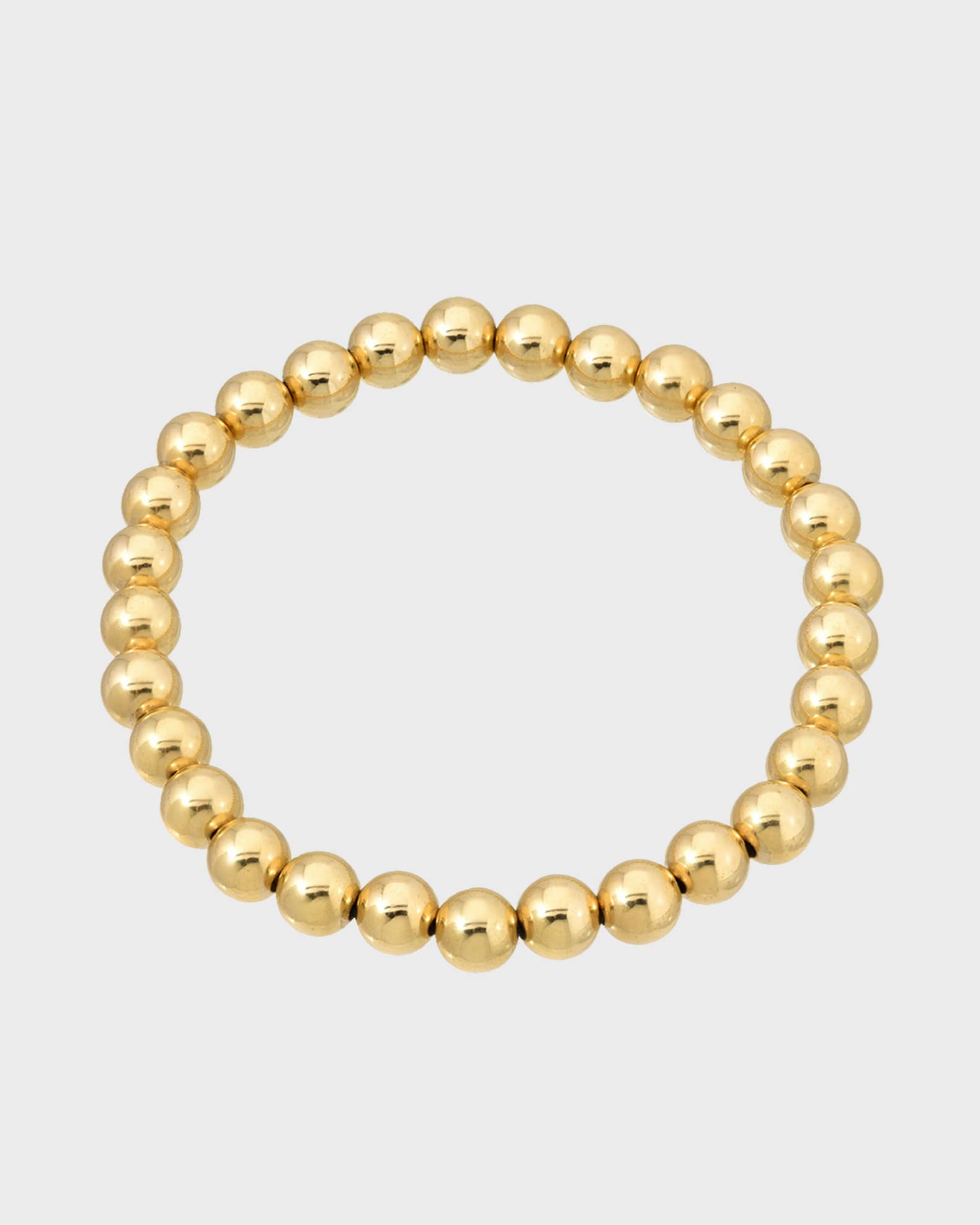 Zoe Lev Jewelry Gold-Fill 6mm Bead Bracelet | Neiman Marcus