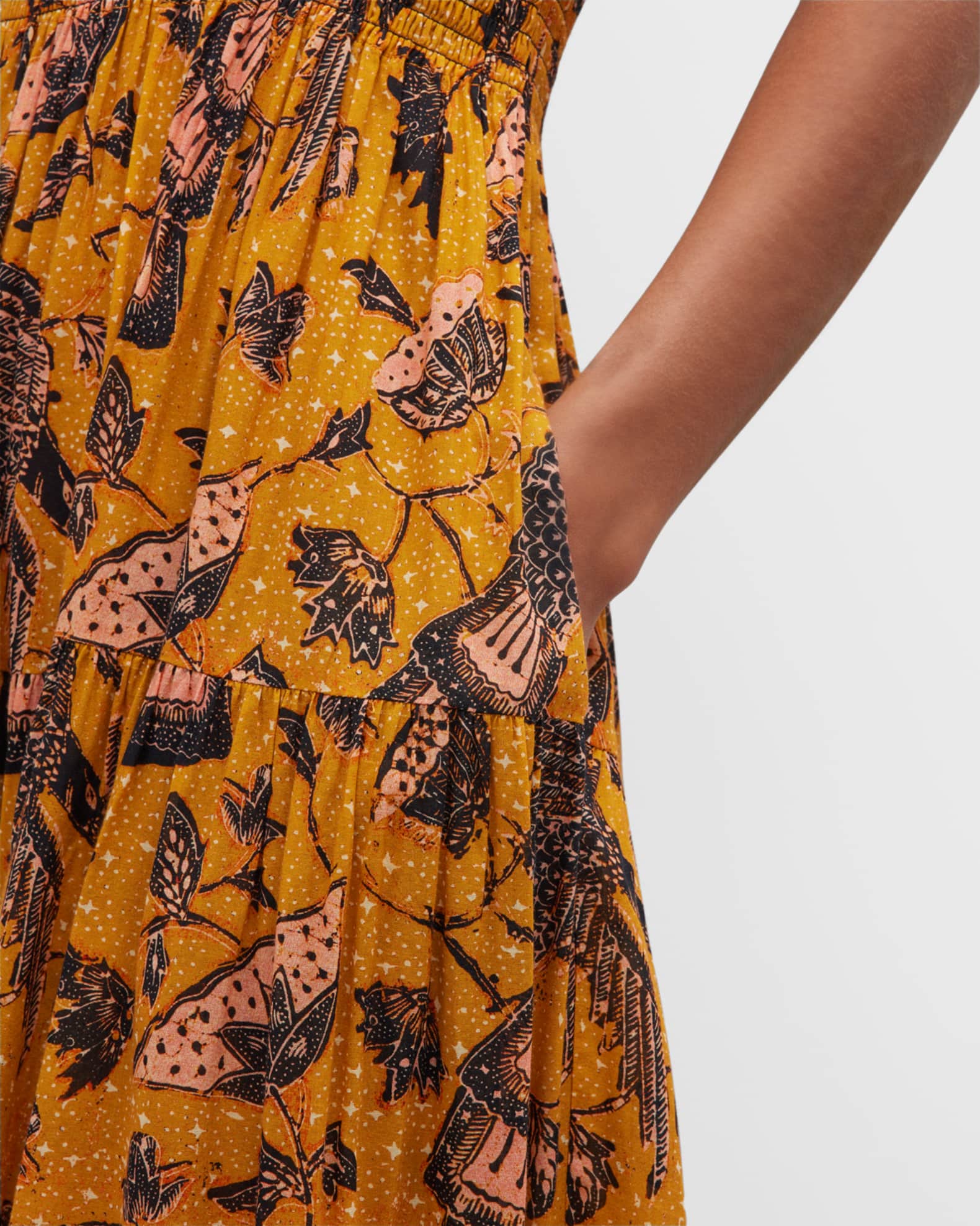 Ulla Johnson Lucca Strapless Maxi Dress | Neiman Marcus
