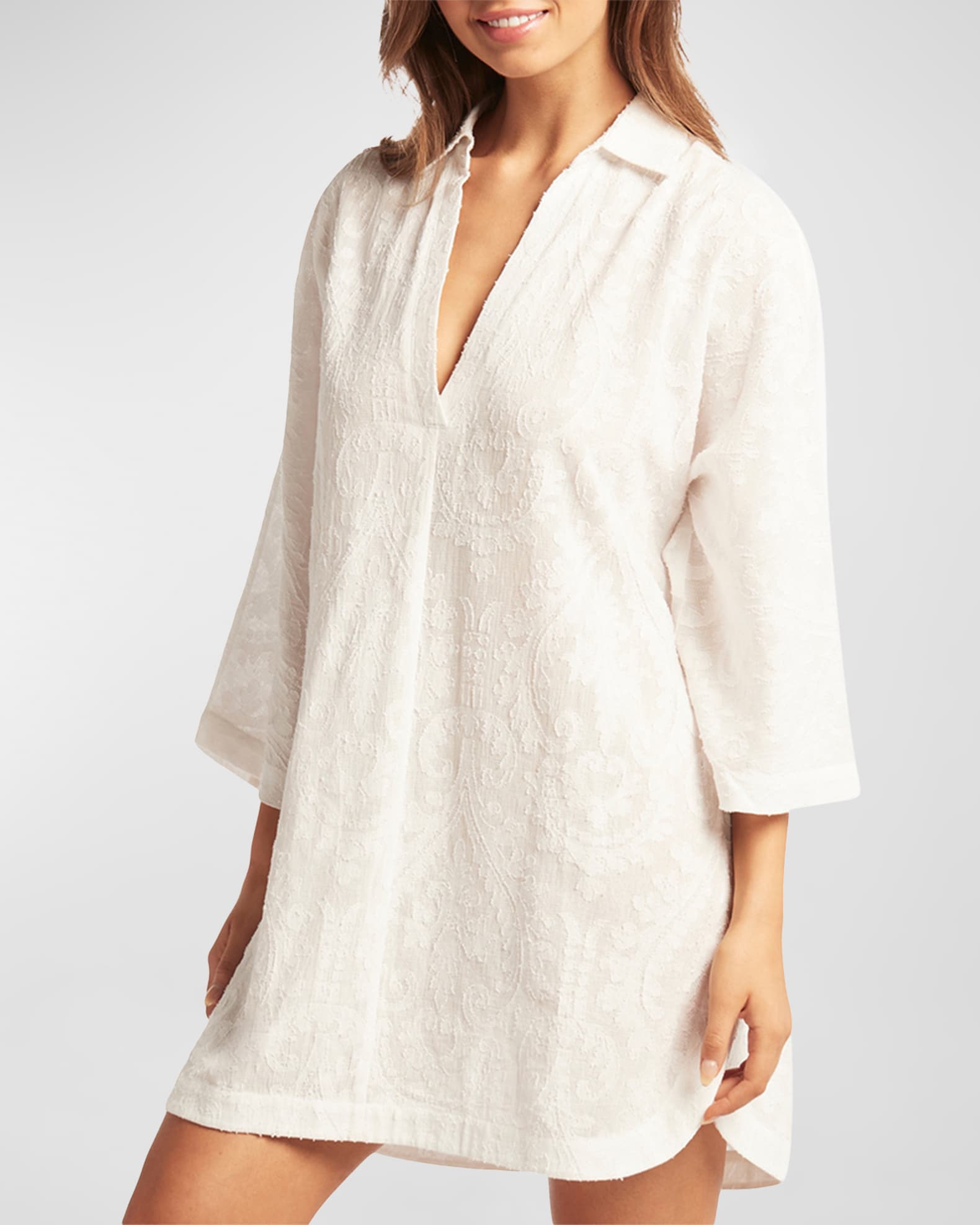 Sea Level Swim Coast Tunic Coverup | Neiman Marcus