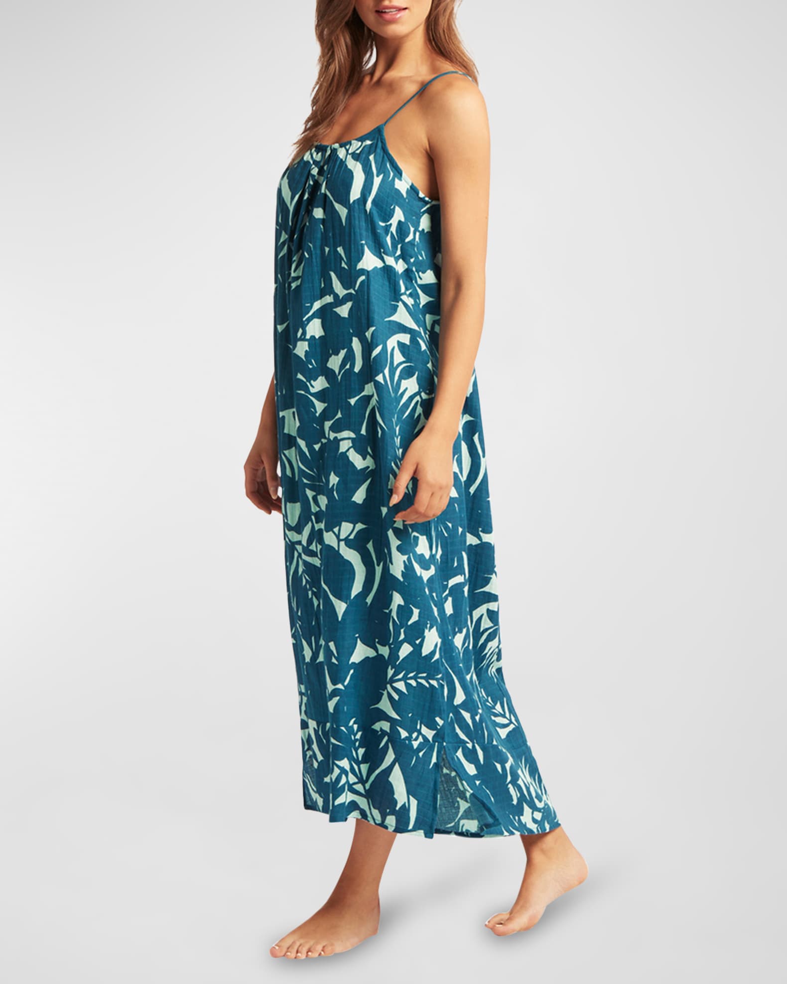 Sea Level Swim Retreat Gauze Maxi Sundress | Neiman Marcus