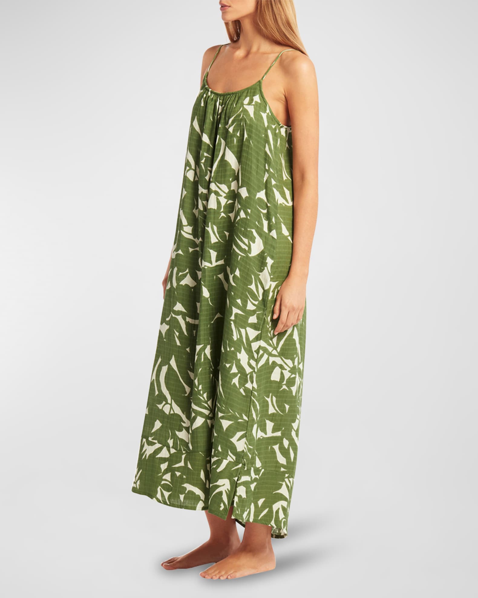 Sea Level Swim Retreat Gauze Maxi Sundress | Neiman Marcus