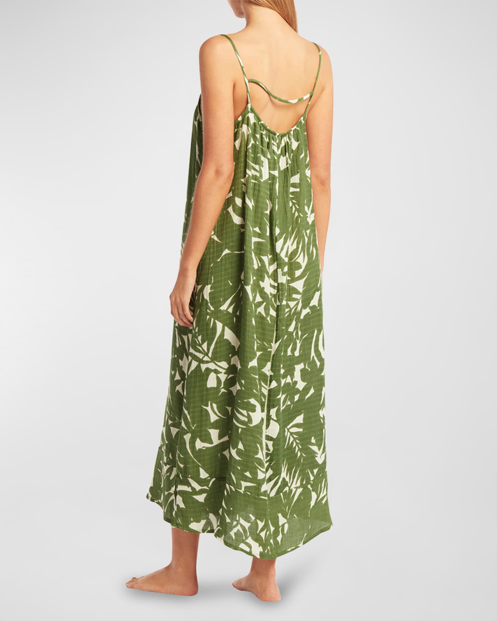 Sea Level Swim Retreat Gauze Maxi Sundress | Neiman Marcus