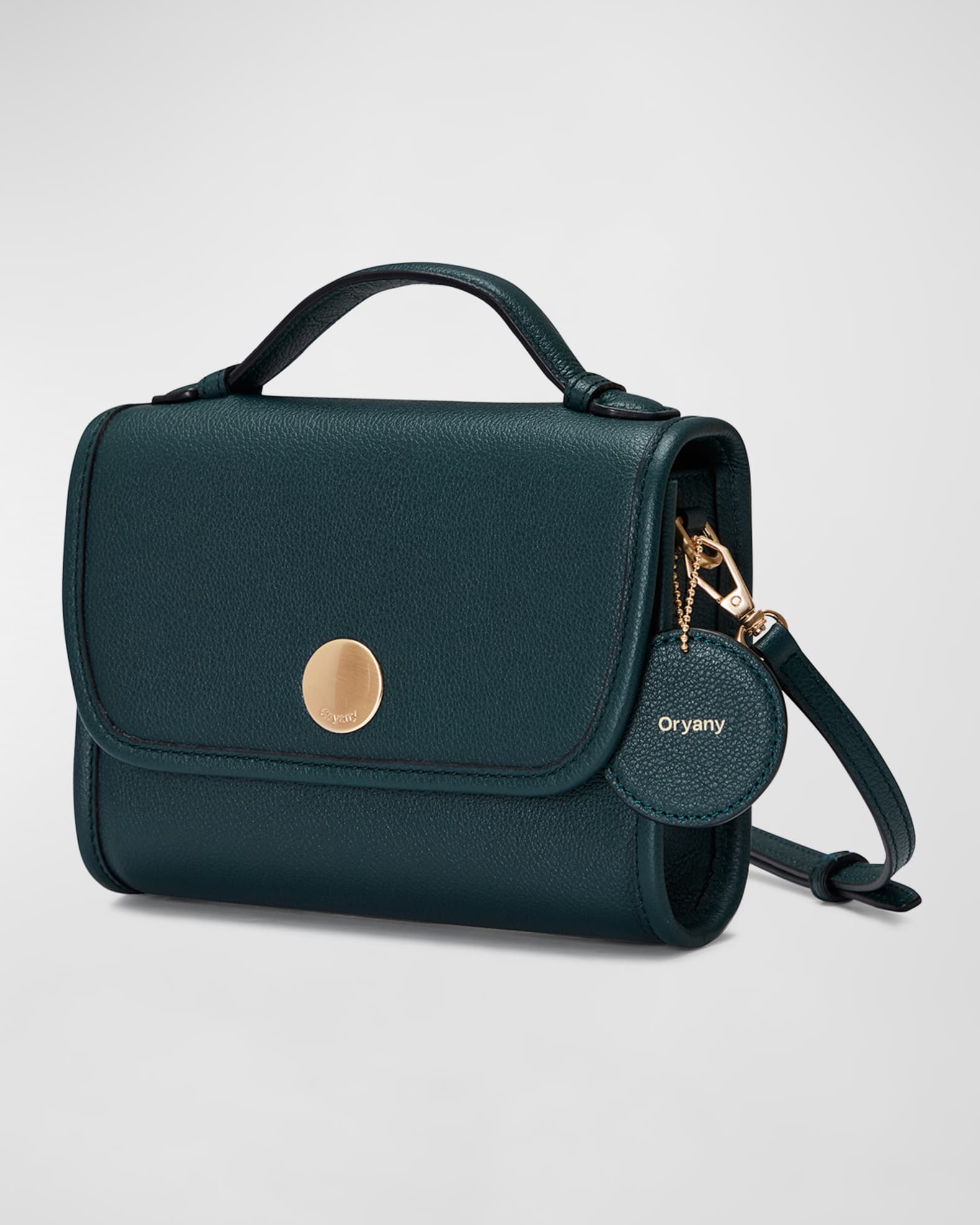 Oryany Penny Mini Flap Leather Shoulder Bag | Neiman Marcus