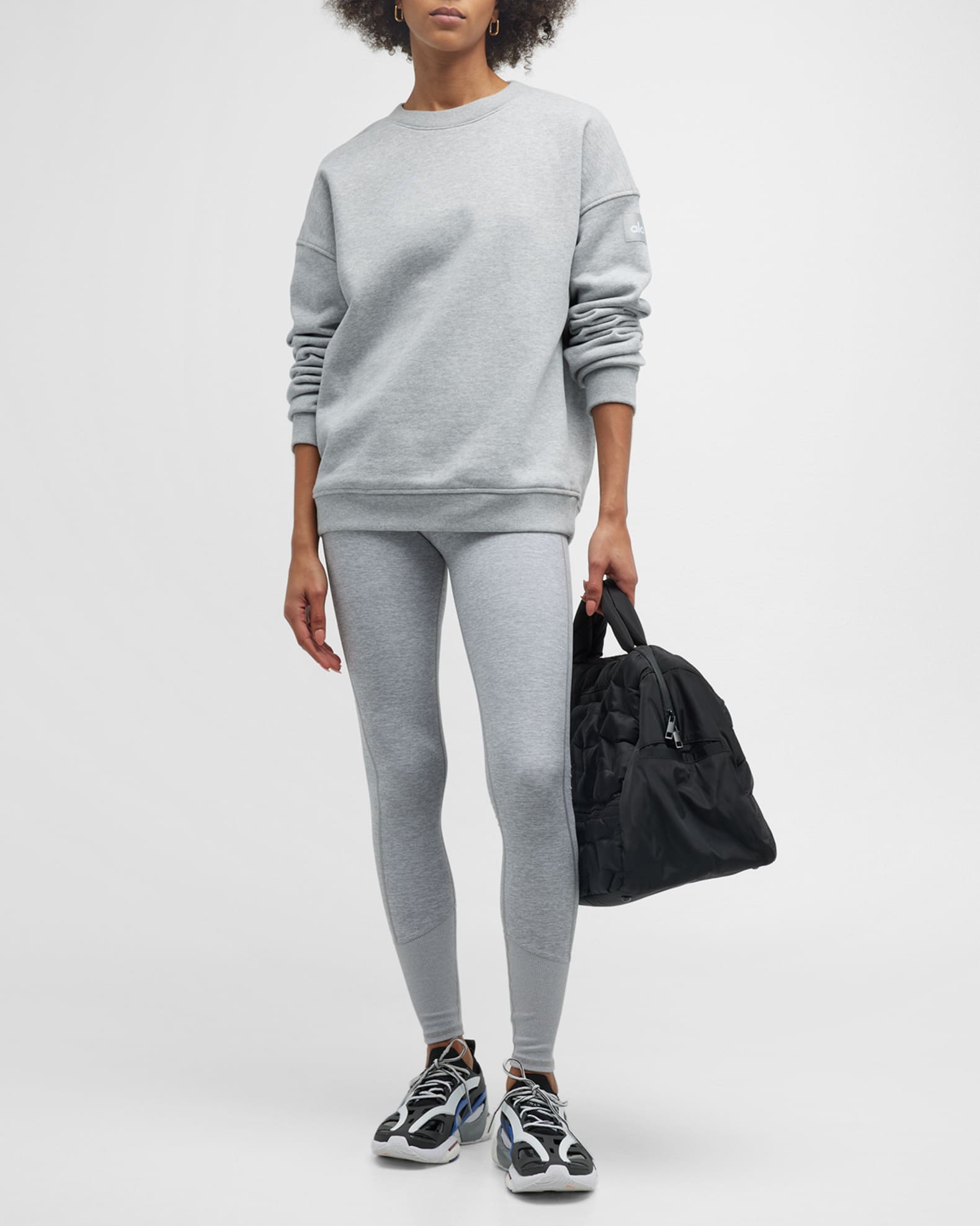 Alo Yoga Renown Heavyweight Crewneck Pullover | Neiman Marcus