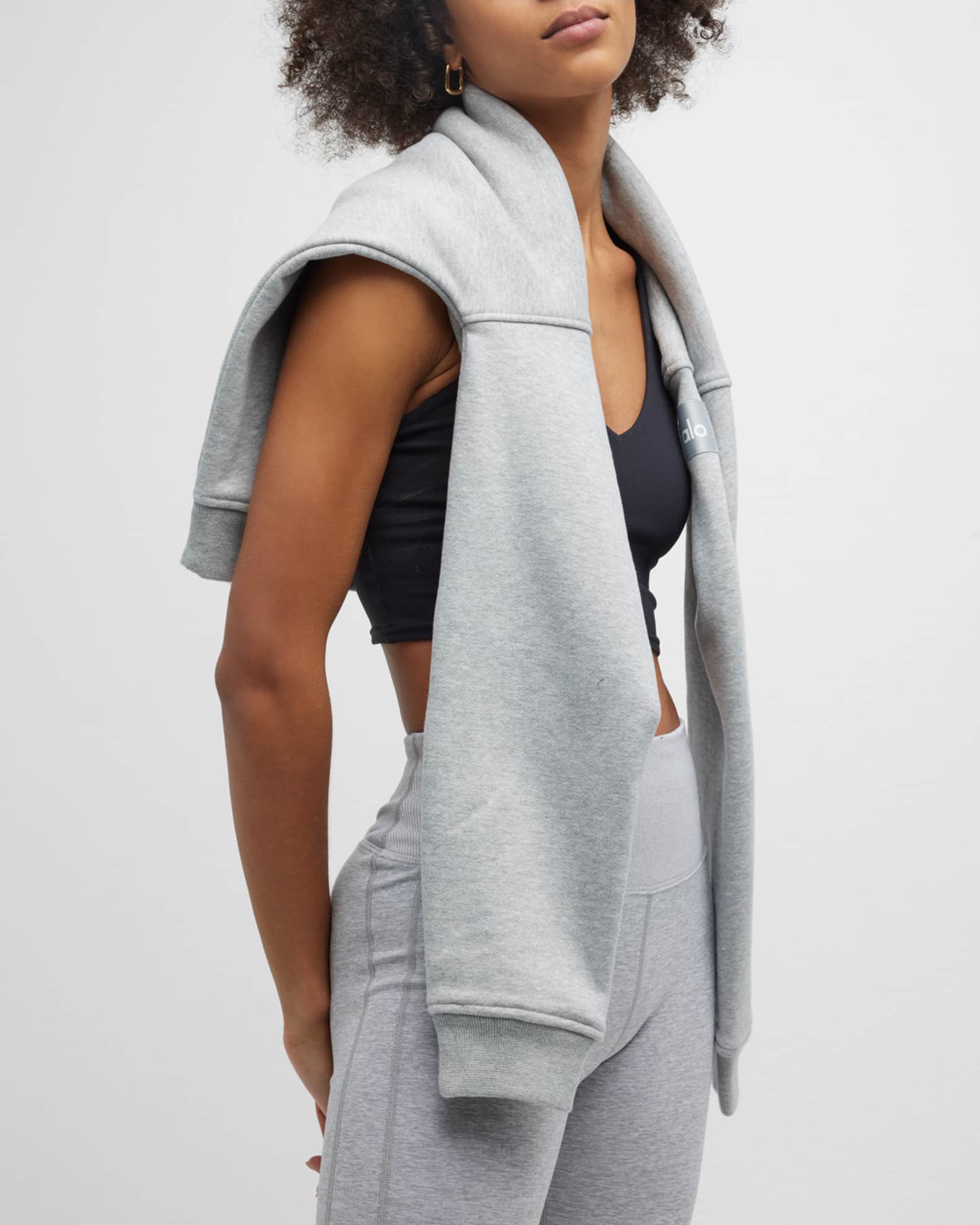 Alo Yoga Renown Heavyweight Crewneck Pullover | Neiman Marcus
