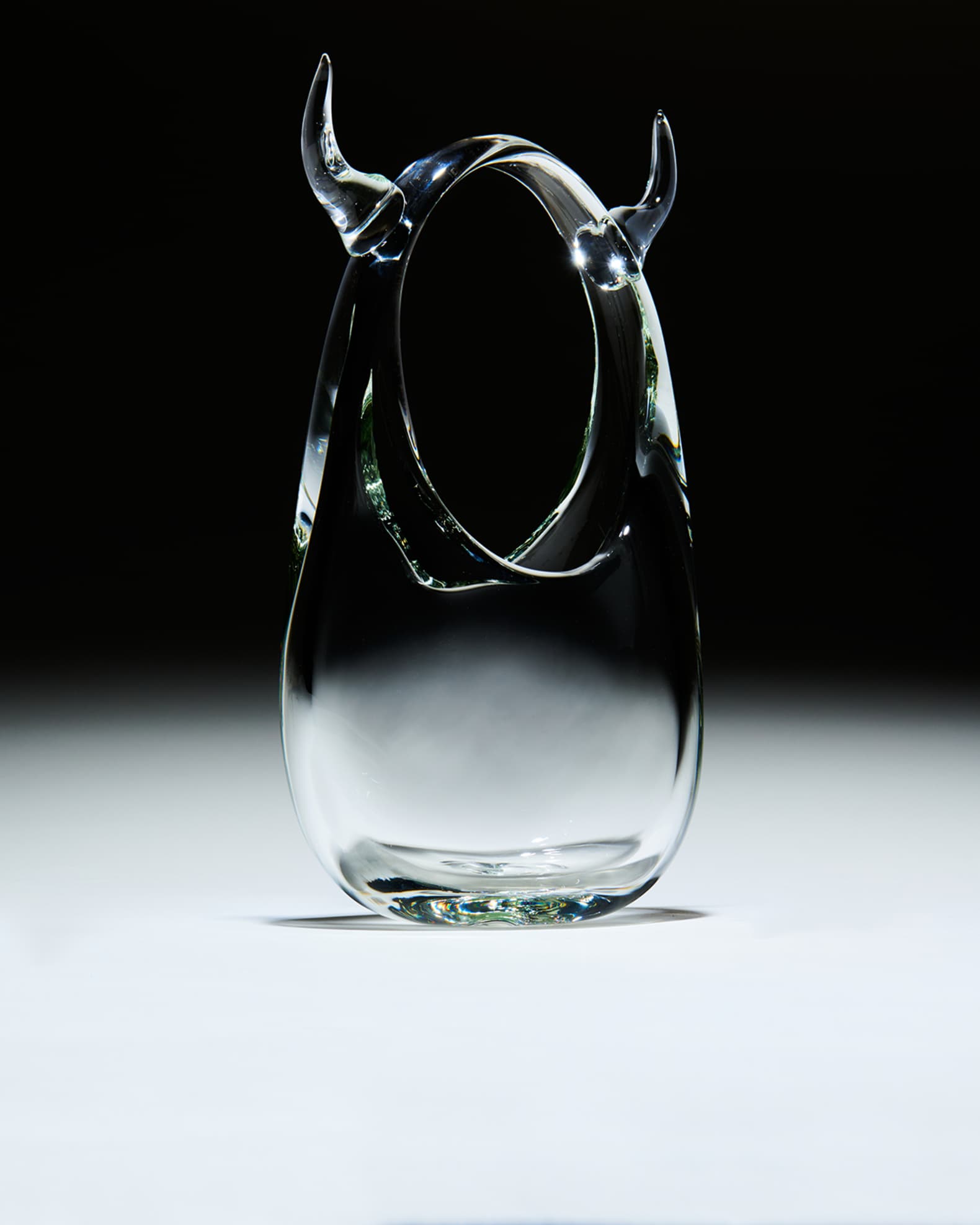 Coperni x Home in Heaven Swipe Horn Glass Top-Handle Bag | Neiman Marcus