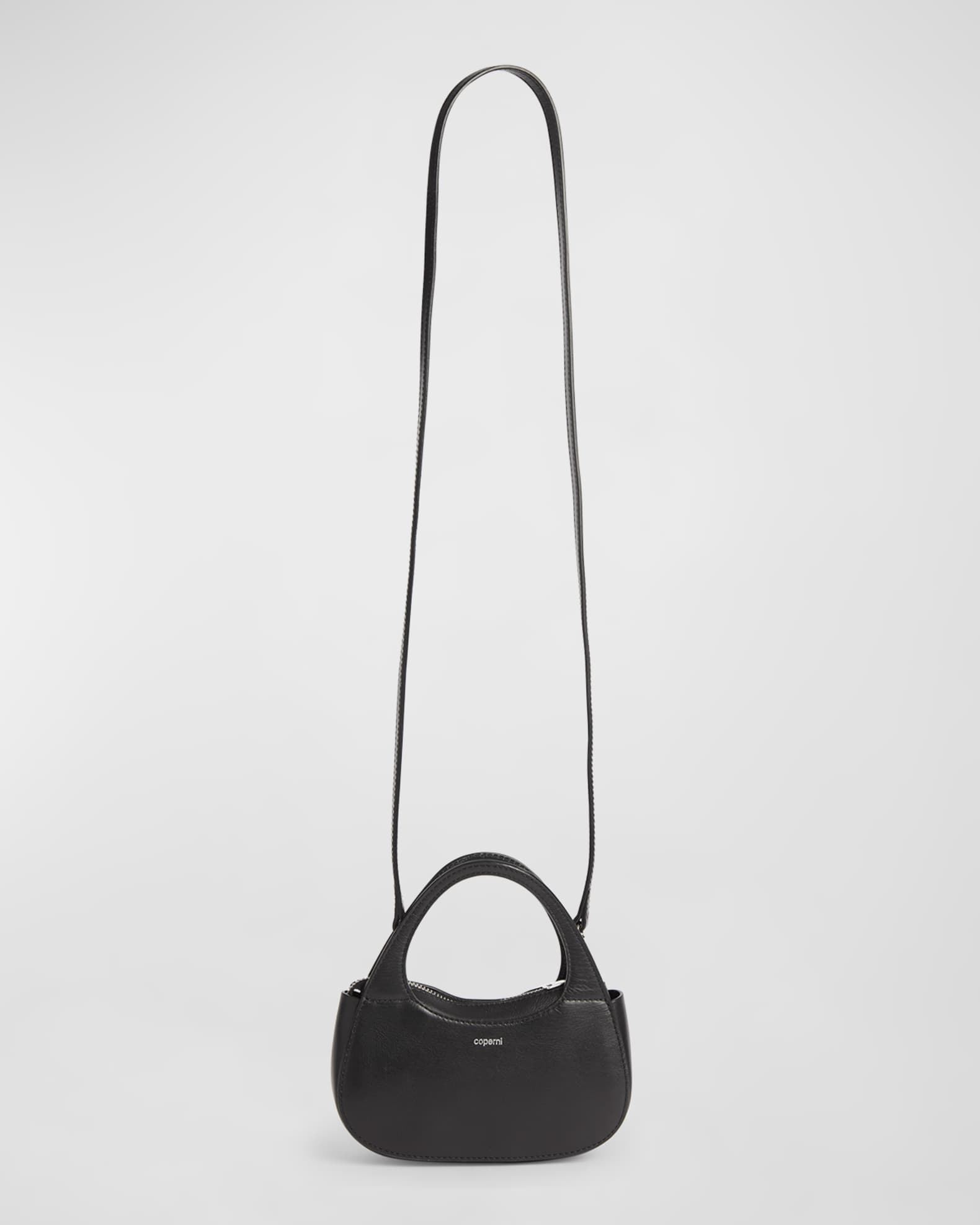 Coperni Swipe Micro Zip Leather Crossbody Bag | Neiman Marcus