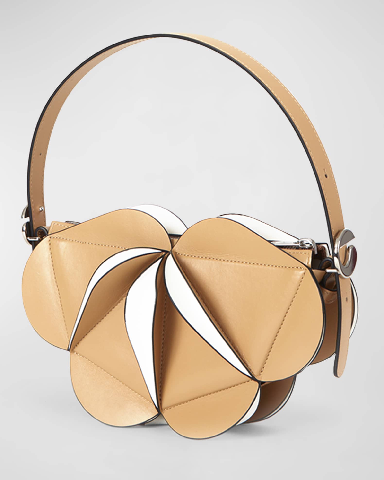 Coperni Origami Calf Leather Shoulder Bag | Neiman Marcus