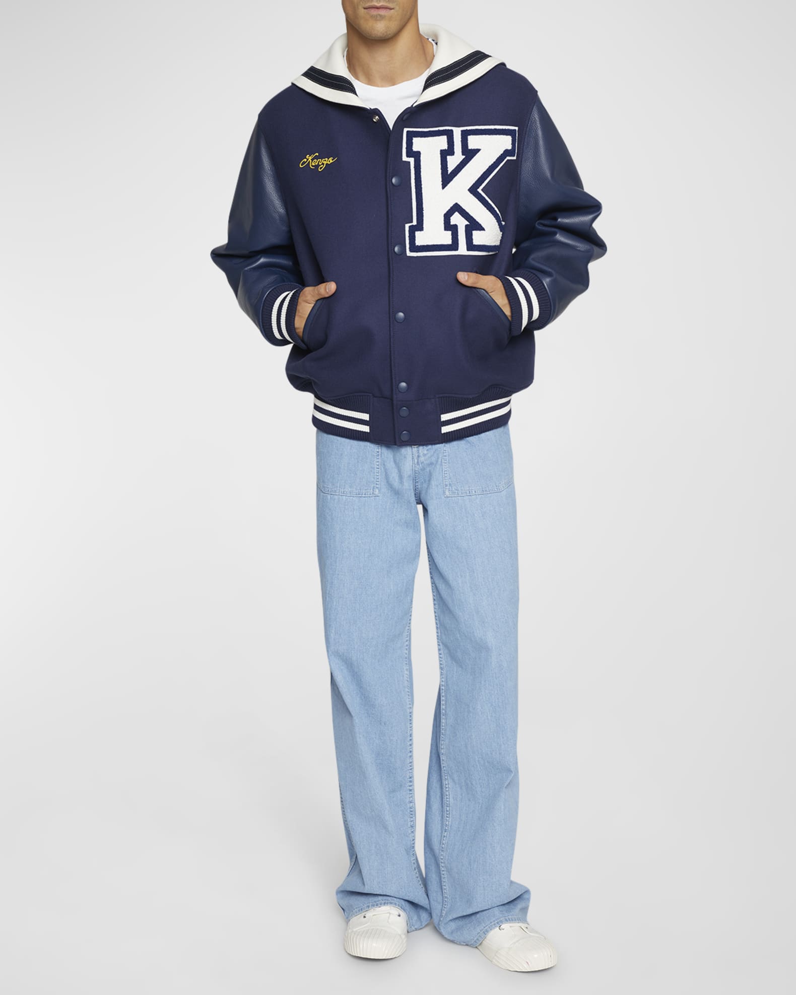 Kenzo Men's Sailor Varsity Jacket | Neiman Marcus