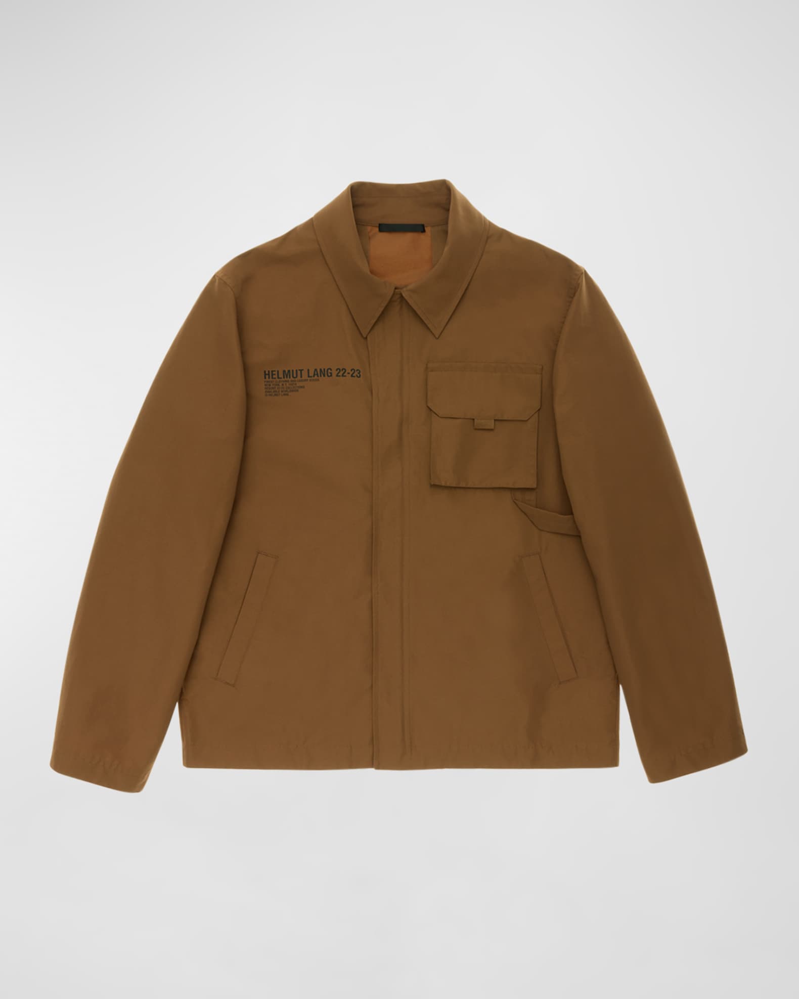 Helmut Lang Men's Logo Utility Jacket | Neiman Marcus