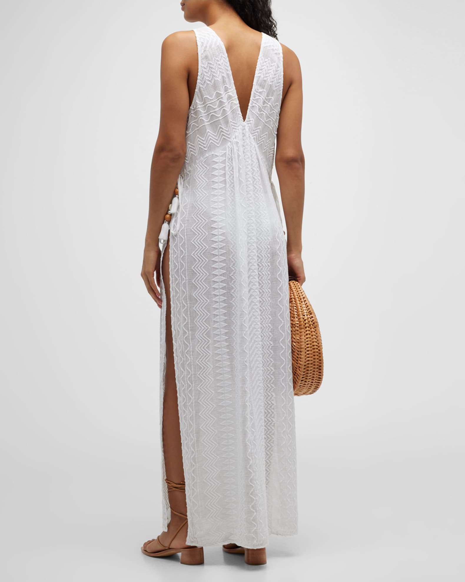 Ramy Brook Benny Embroidered Maxi Dress | Neiman Marcus