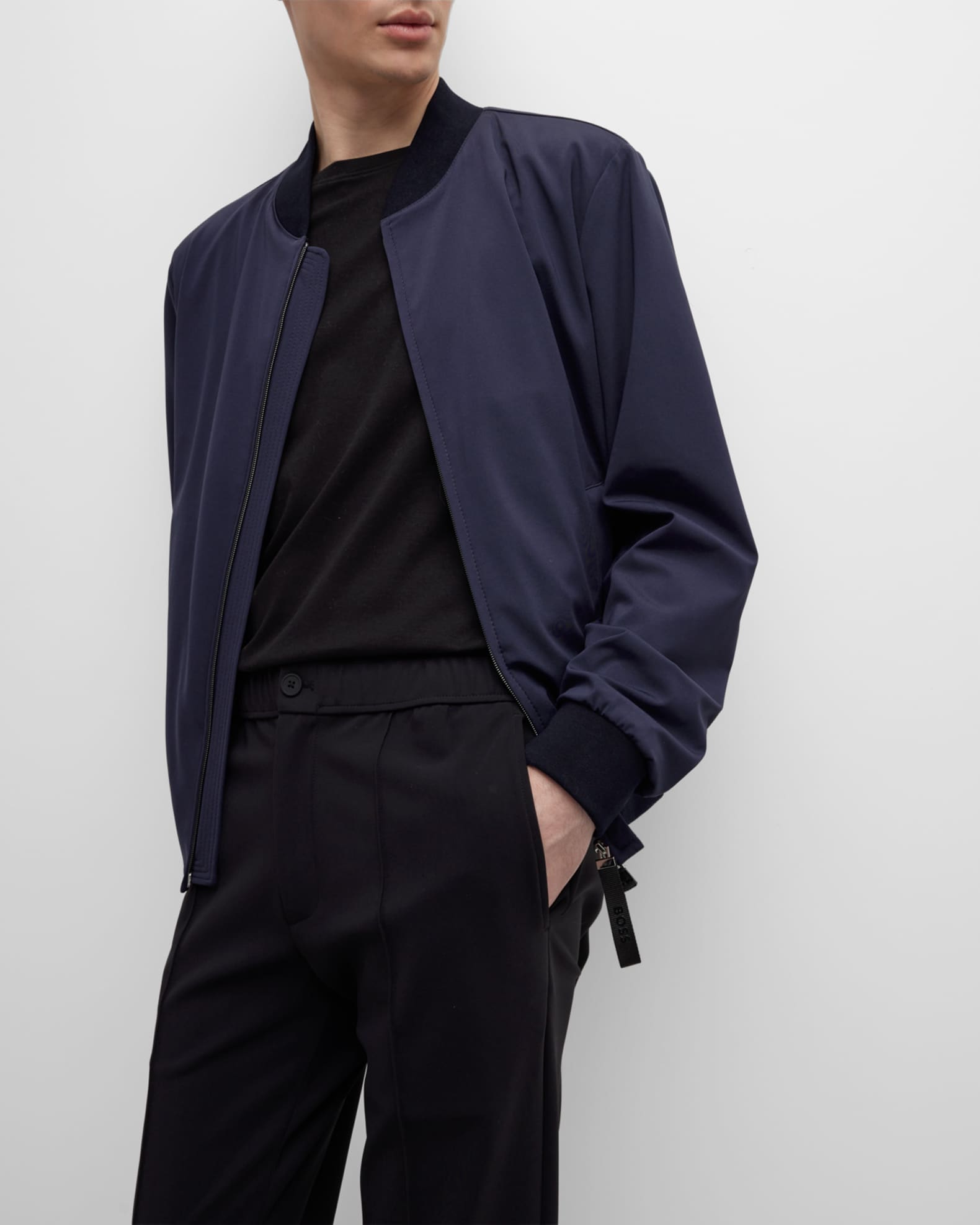 BOSS Men's Dressletic Bomber Jacket | Neiman Marcus