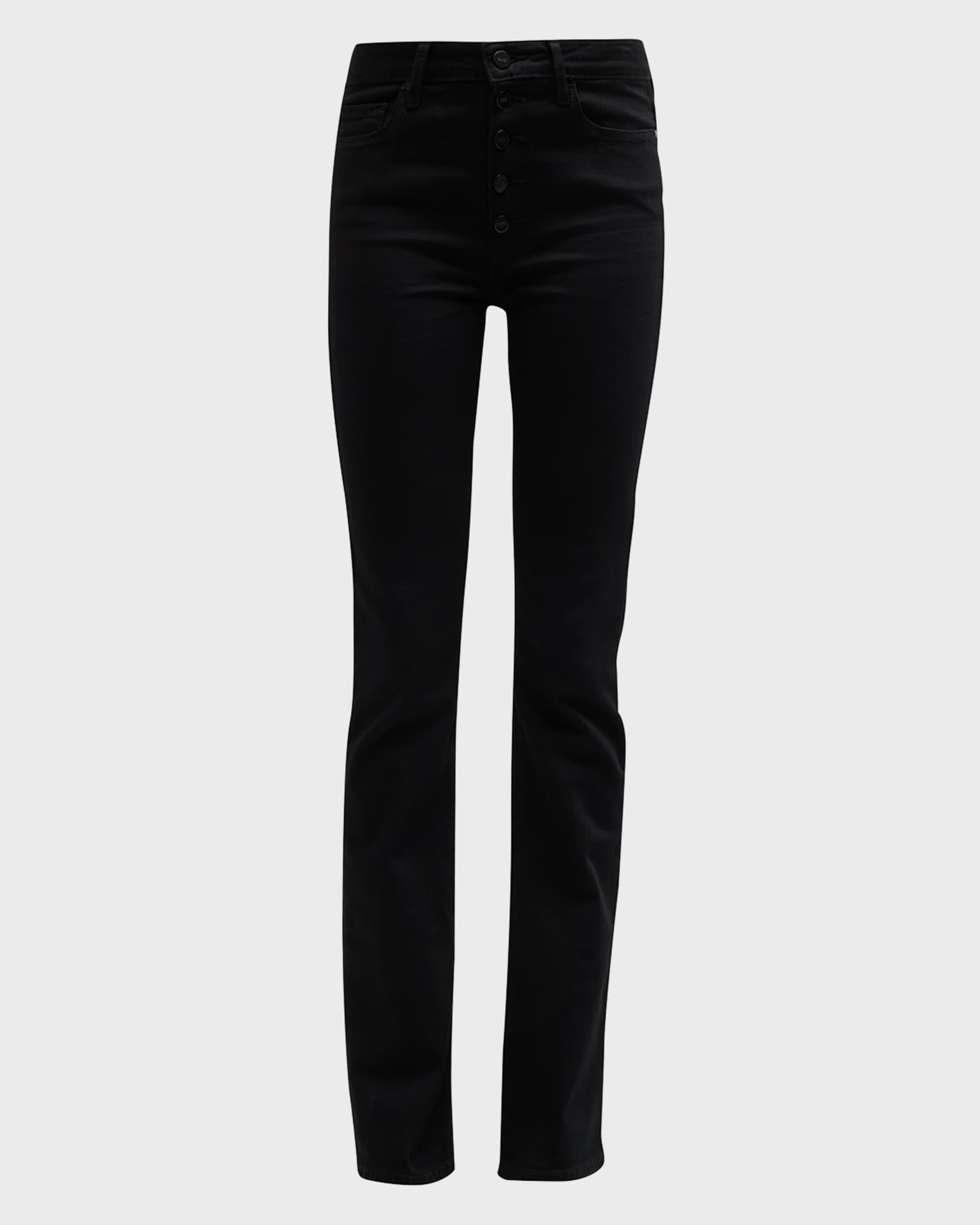 PAIGE Manhattan High Rise Slim Bootcut Jeans | Neiman Marcus